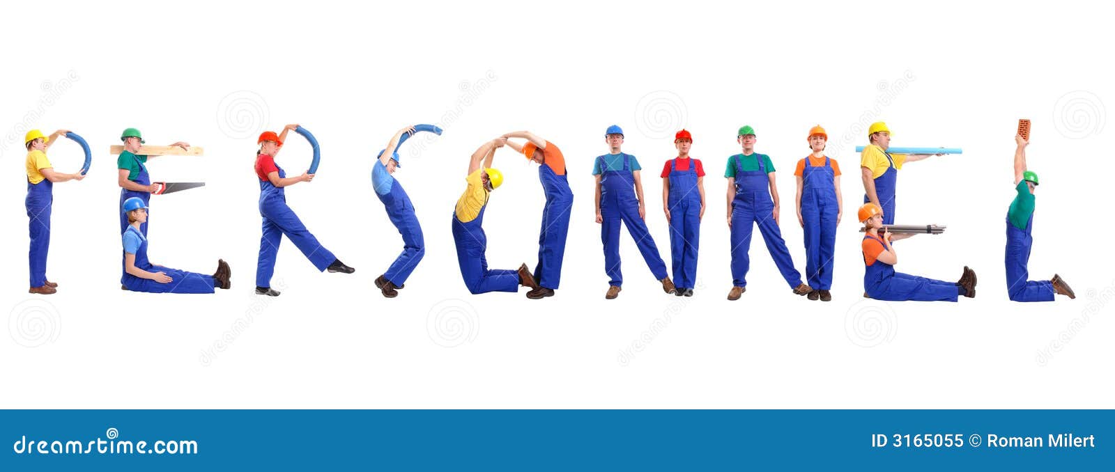 Het personeel van de bouw stock afbeelding. Image of aannemer - 3165055