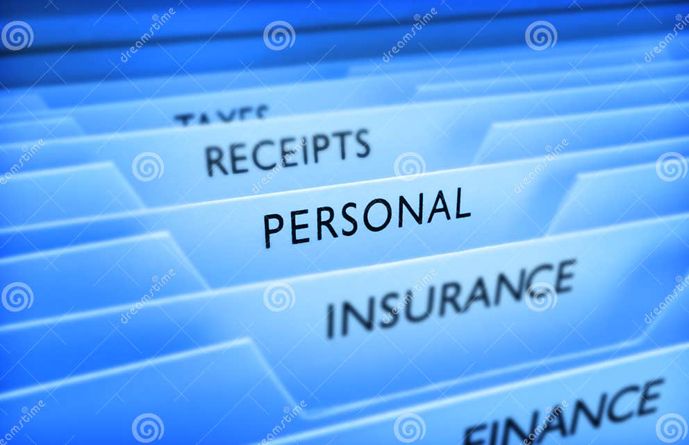 Het Persoonlijke Dossier Van De Informatie Stock Foto - Image of ...