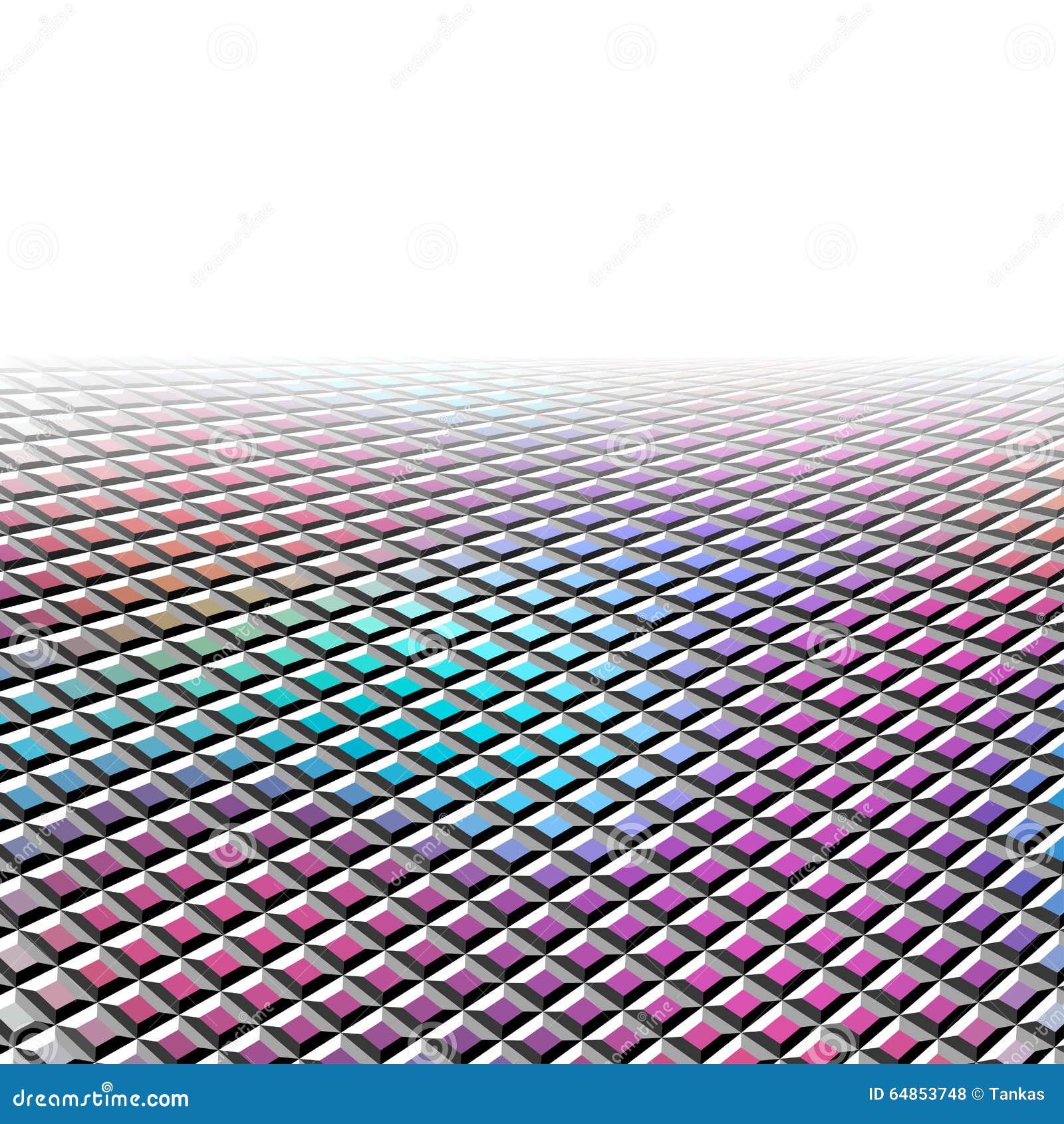 Het Perspectief Op Het Gaan Naar Oneindigheid Vector Illustratie ...