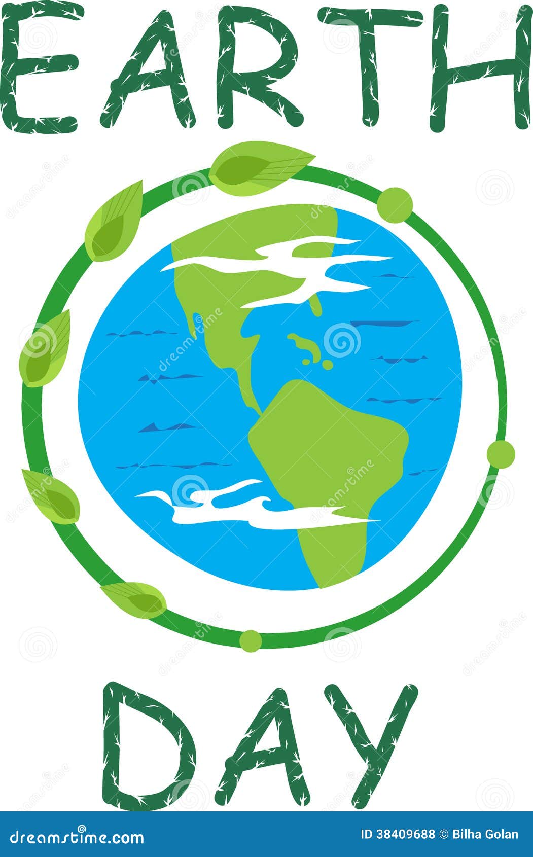 Het Pictogram Van De Aardedag Vector Illustratie - Illustration of ...