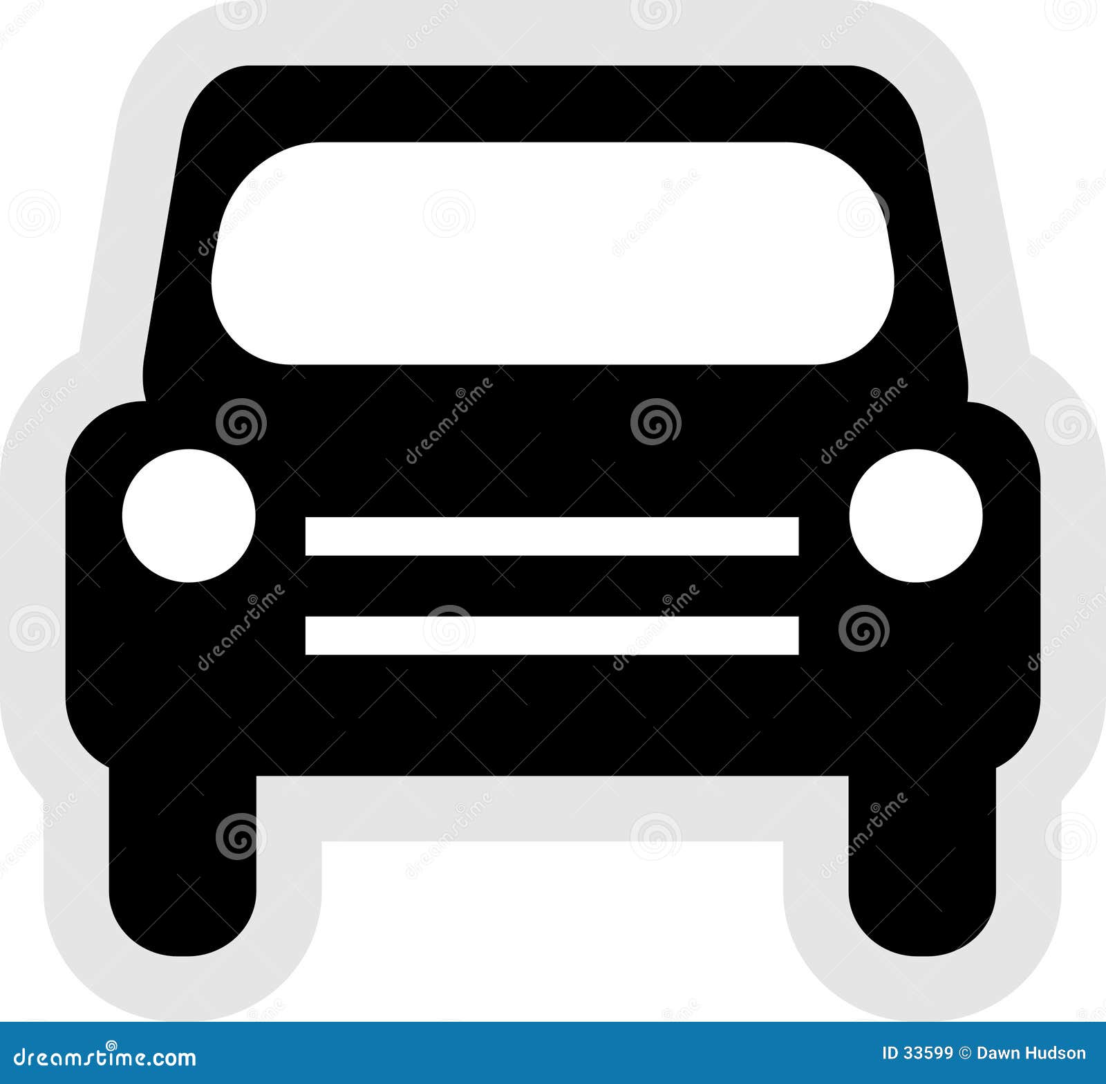 Het Pictogram van de auto vector illustratie. Illustration of grafiek ...