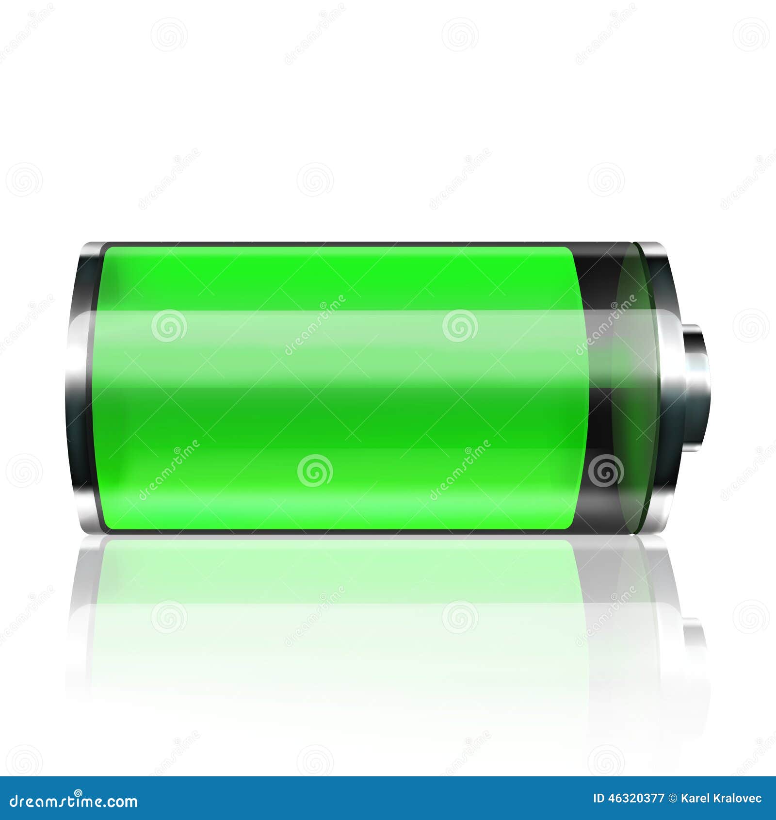 Het Pictogram Van De Batterij Stock Illustratie - Illustration of ...