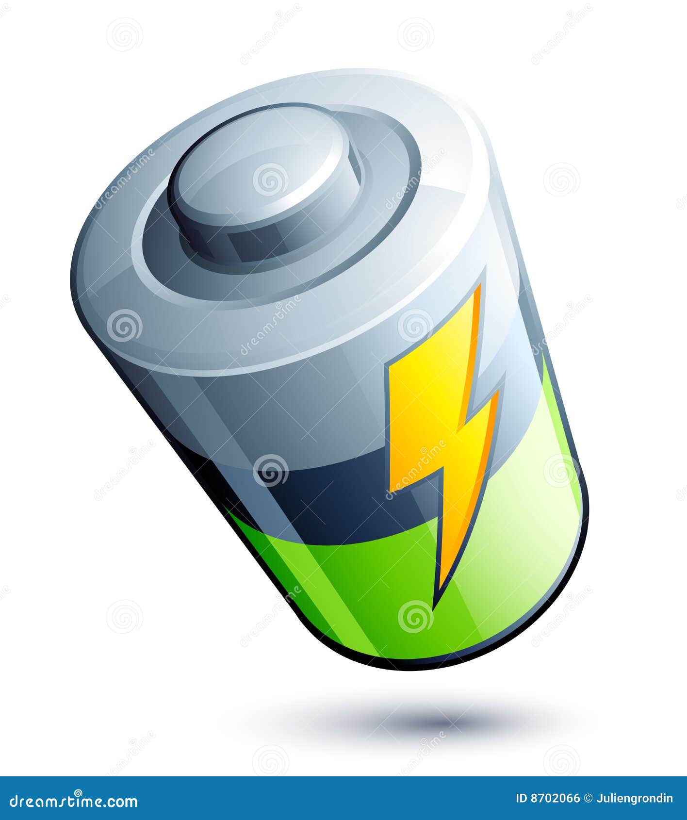 Het Pictogram Van De Batterij Vector Illustratie - Illustration of ...