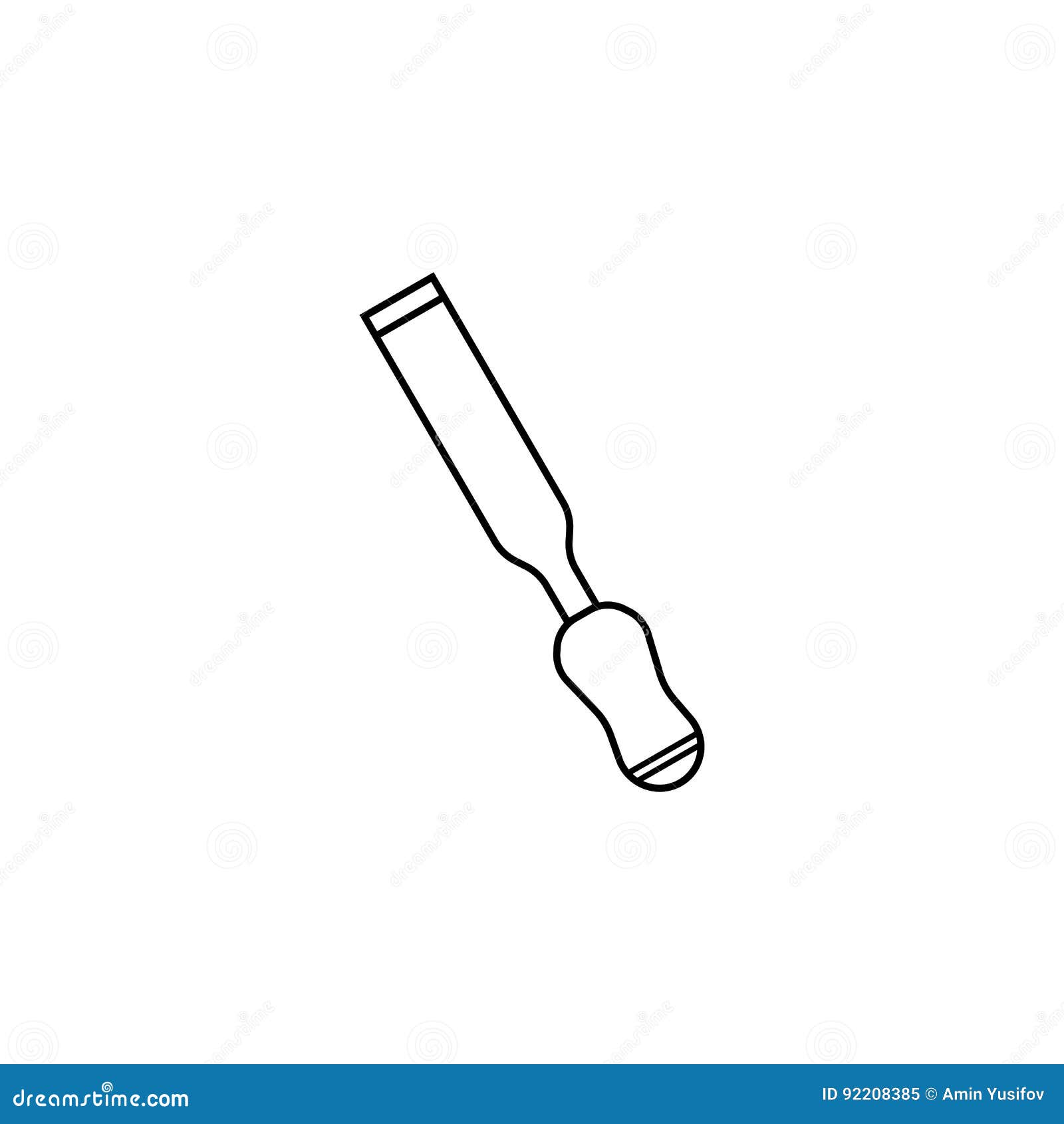 Het Pictogram Van De Beitellijn, Bouwt Reparatieelementen Vector ...