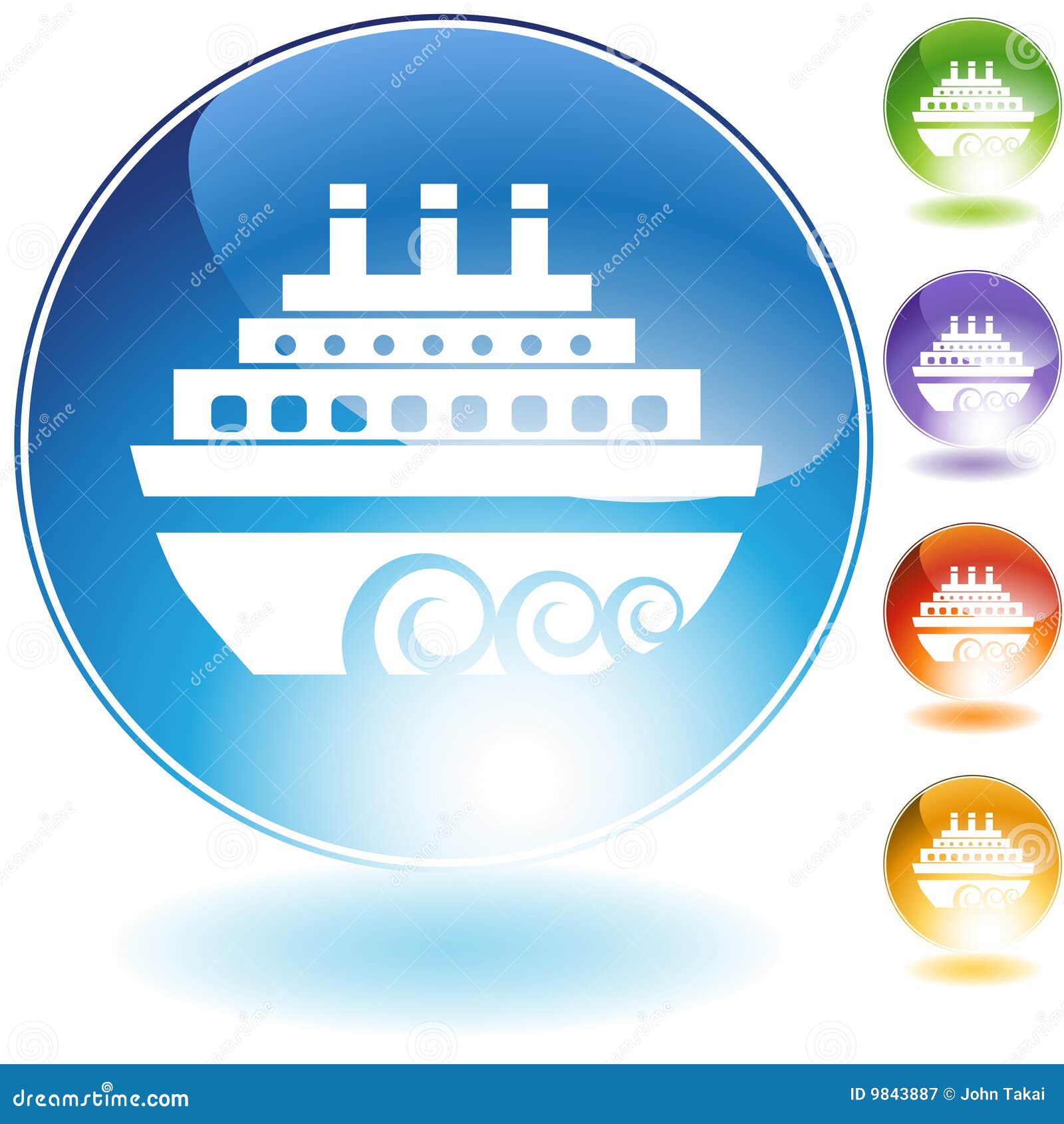 Het Pictogram van de boot vector illustratie. Illustration of element ...