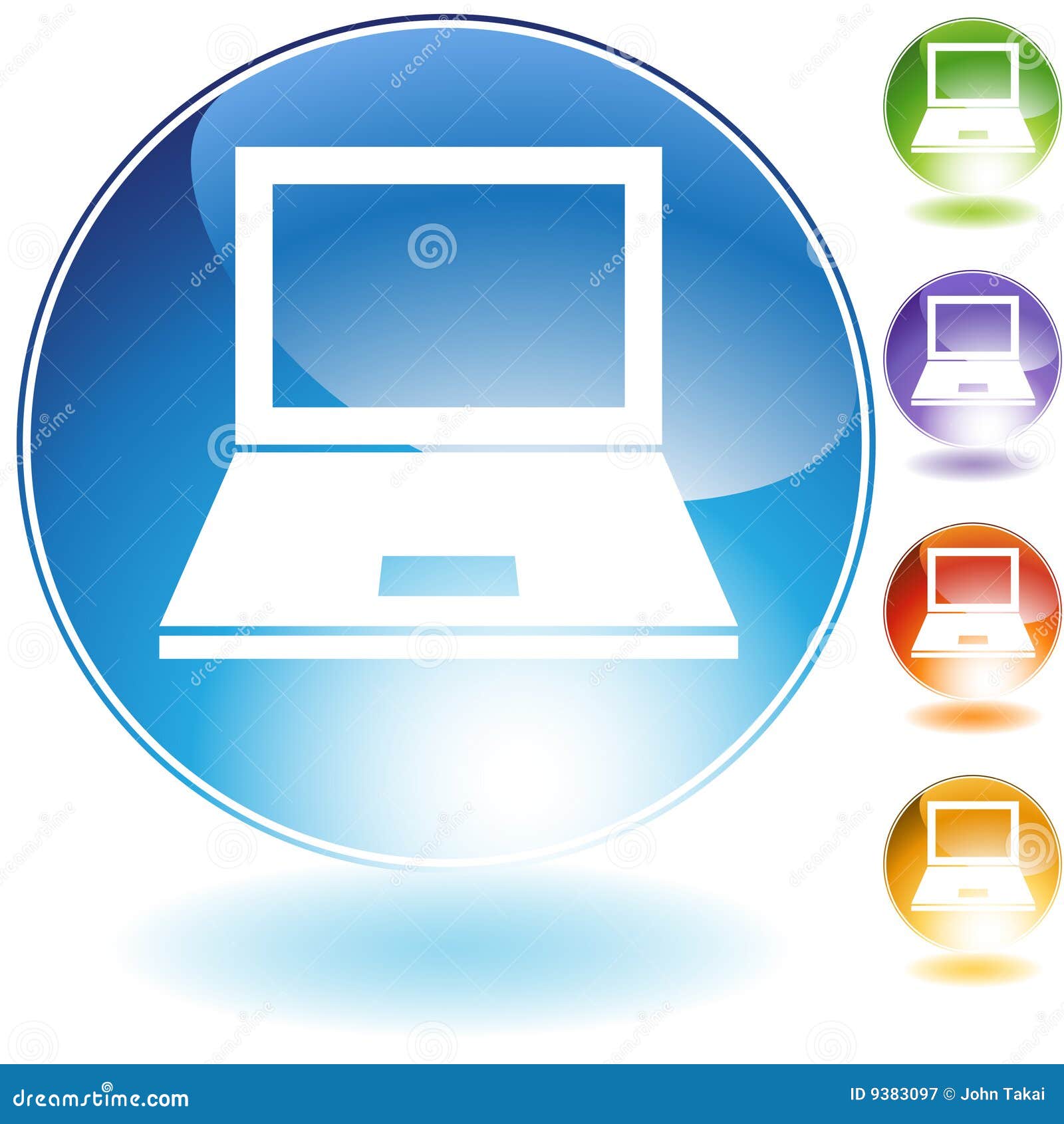 Het Pictogram Van De Computer Vector Illustratie - Illustration of ...