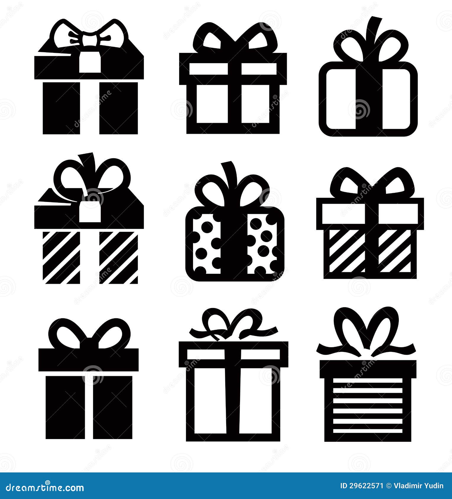 Het pictogram van de gift vector illustratie. Illustration of cadeau ...