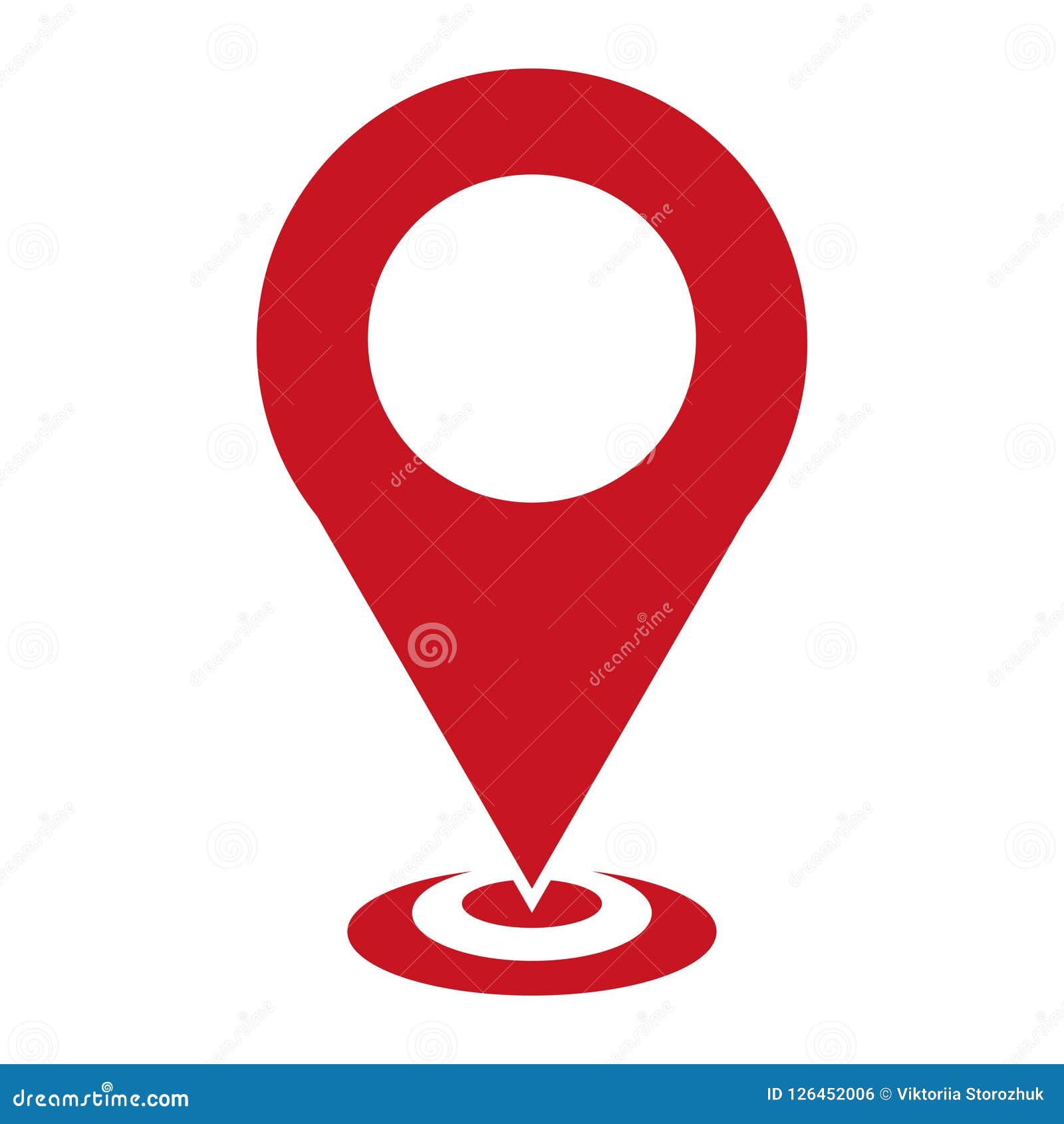 Het Pictogram Van De Kaartwijzer, GPS-plaatssymbool, Het Teken Van De ... Het Pictogram Van De Kaartwijzer, GPS-plaatssymbool, Het Teken Van De ...