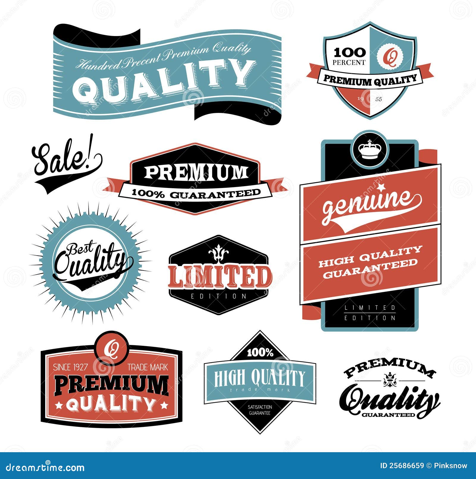 Het Pictogram Van De Kwaliteit Van De Premie Vector Illustratie ...