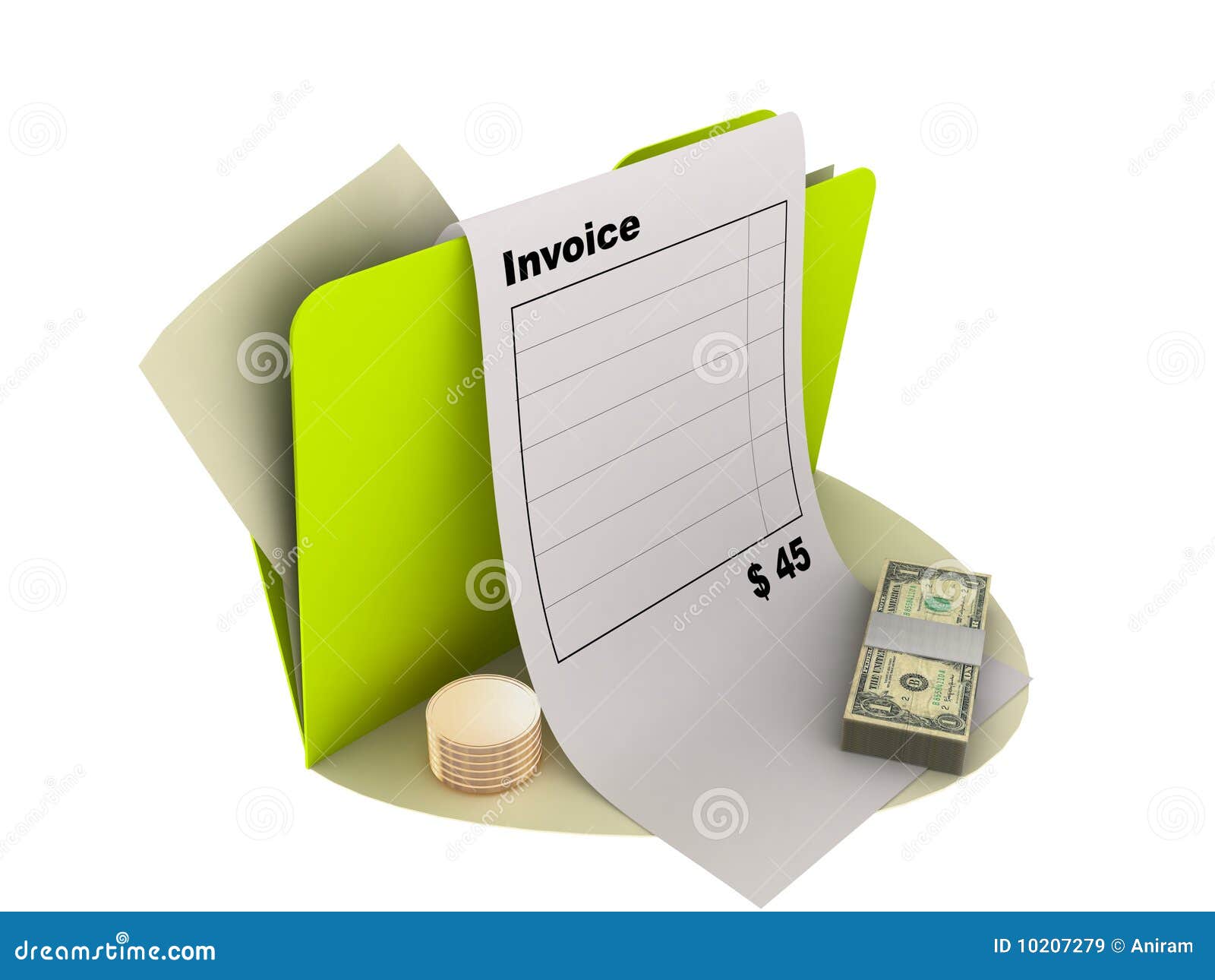 Het Pictogram Van De Rekening Stock Illustratie - Illustration of ...