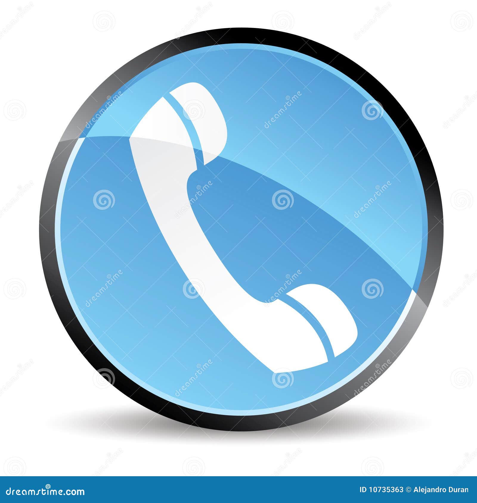 Het Pictogram Van De Telefoon Vector Illustratie - Illustration of ...