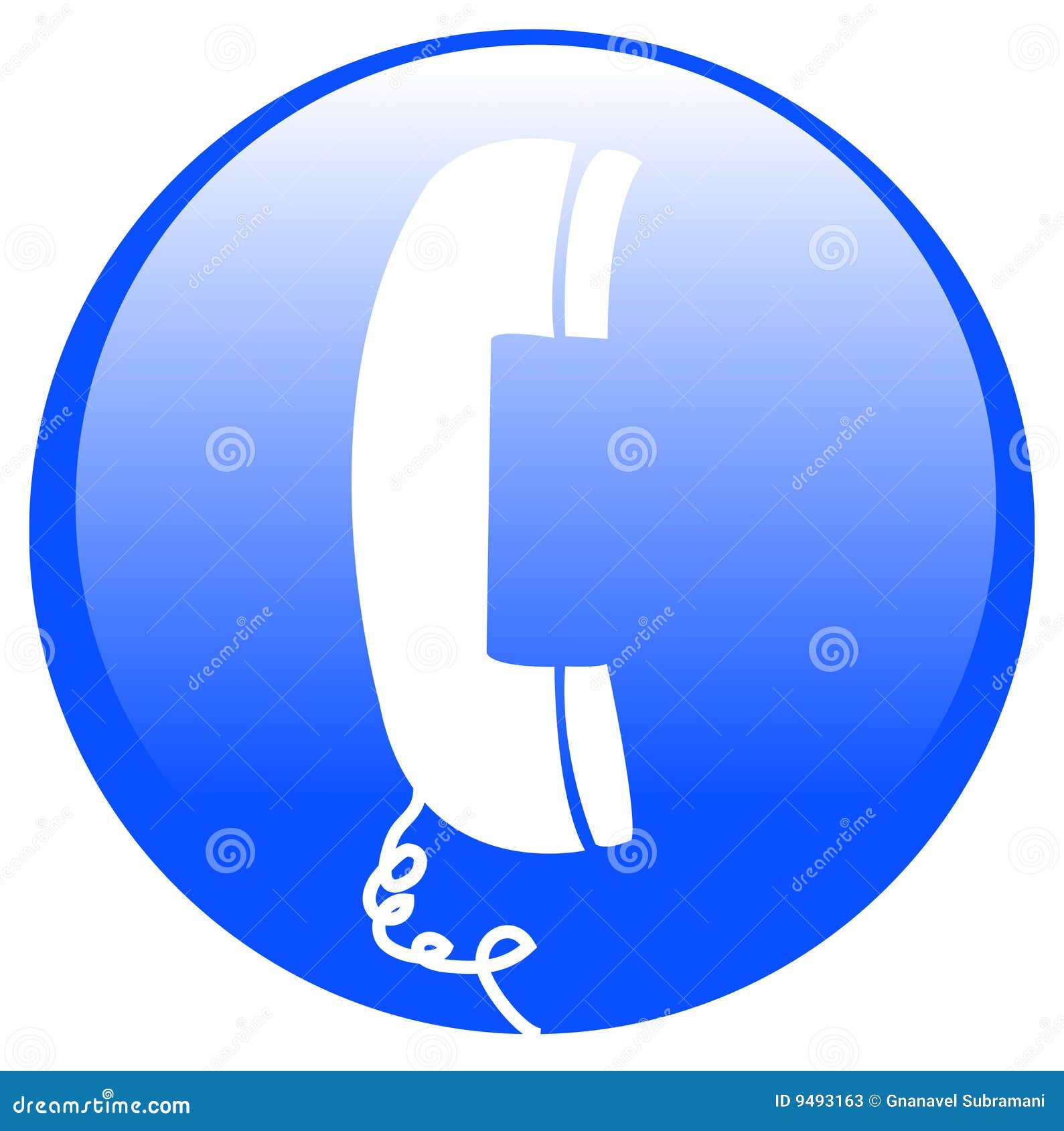 Het Pictogram Van De Telefoon Stock Illustratie - Illustration of toren ...