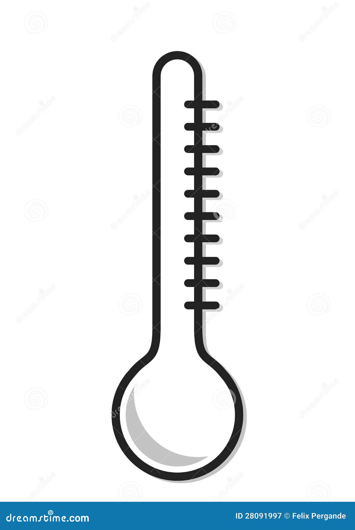 Het Pictogram Van De Thermometer Stock Illustratie - Illustration of ...