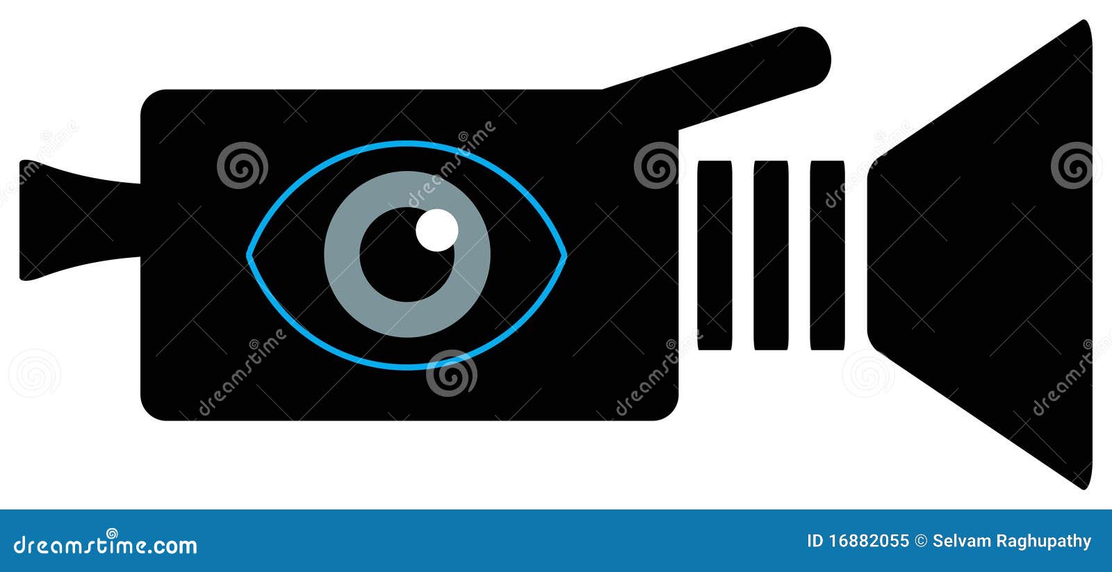 Het Pictogram Van De Videocamera Vector Illustratie - Illustration of ...