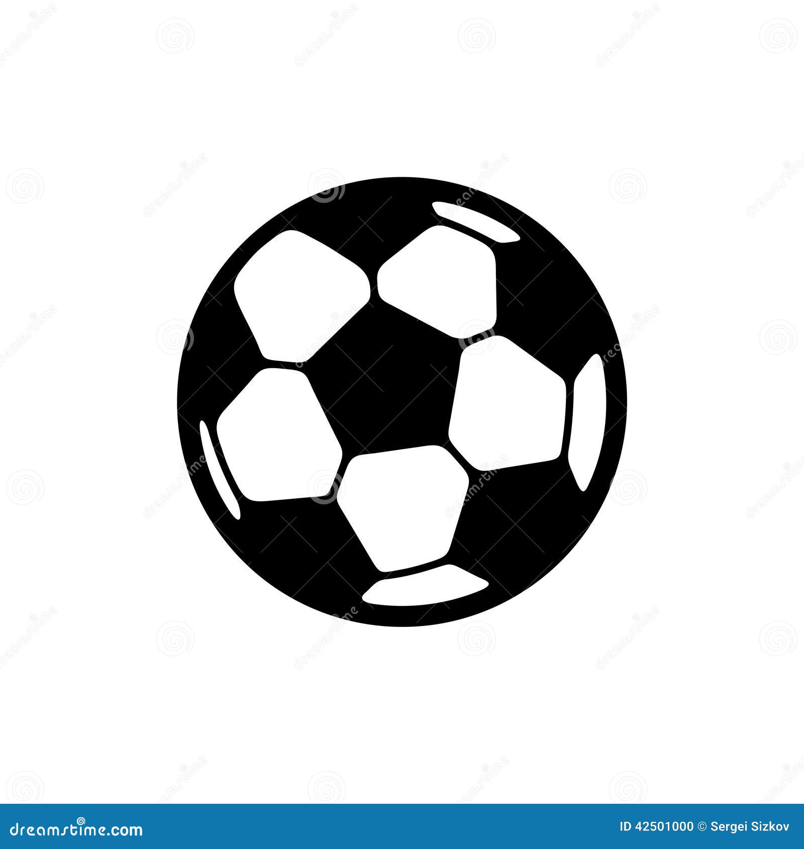 Het Pictogram Van De Voetbalbal Vector Illustratie - Illustration of ...