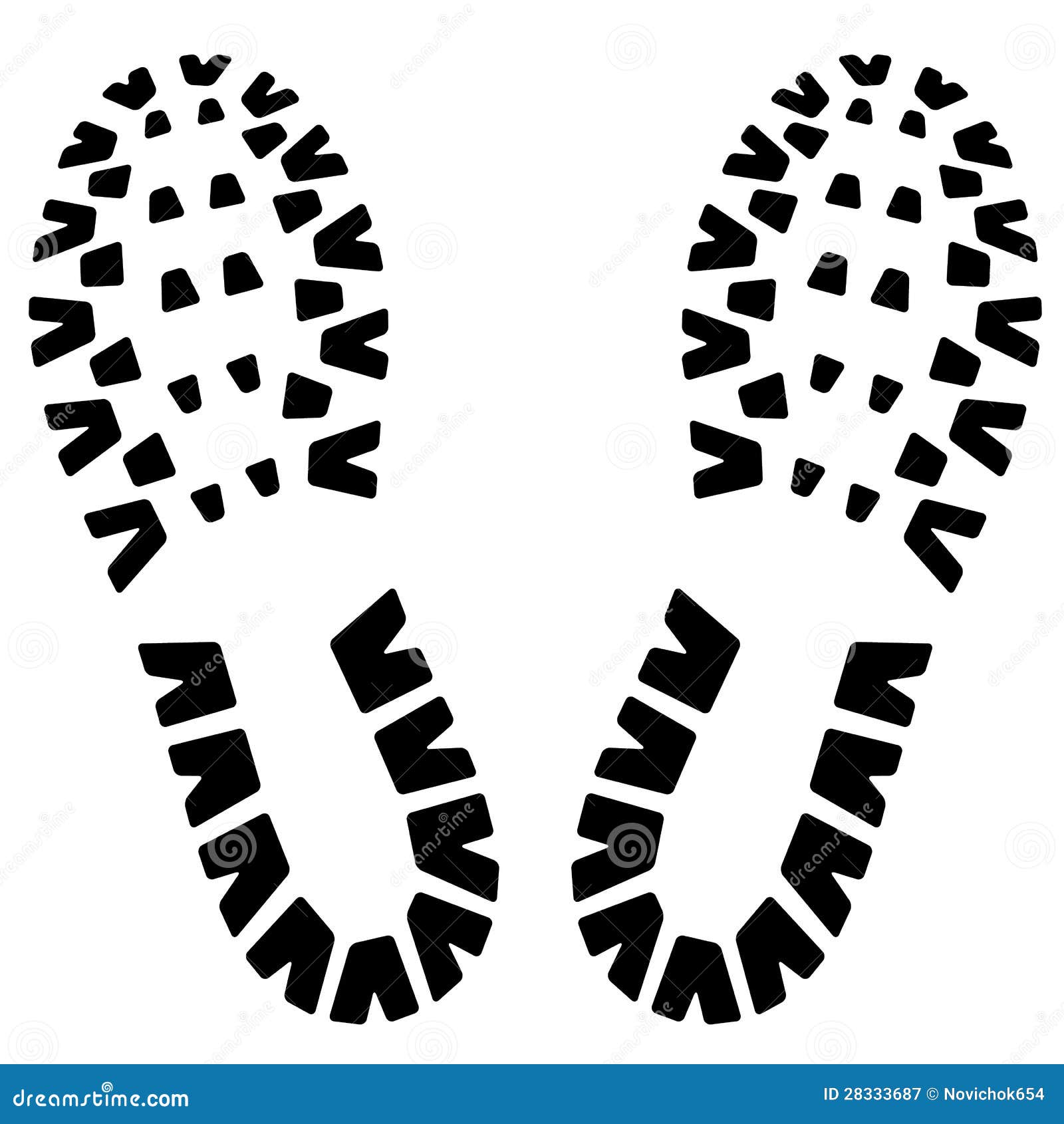 Het Pictogram Van De Voetstap Vector Illustratie - Illustration of ...