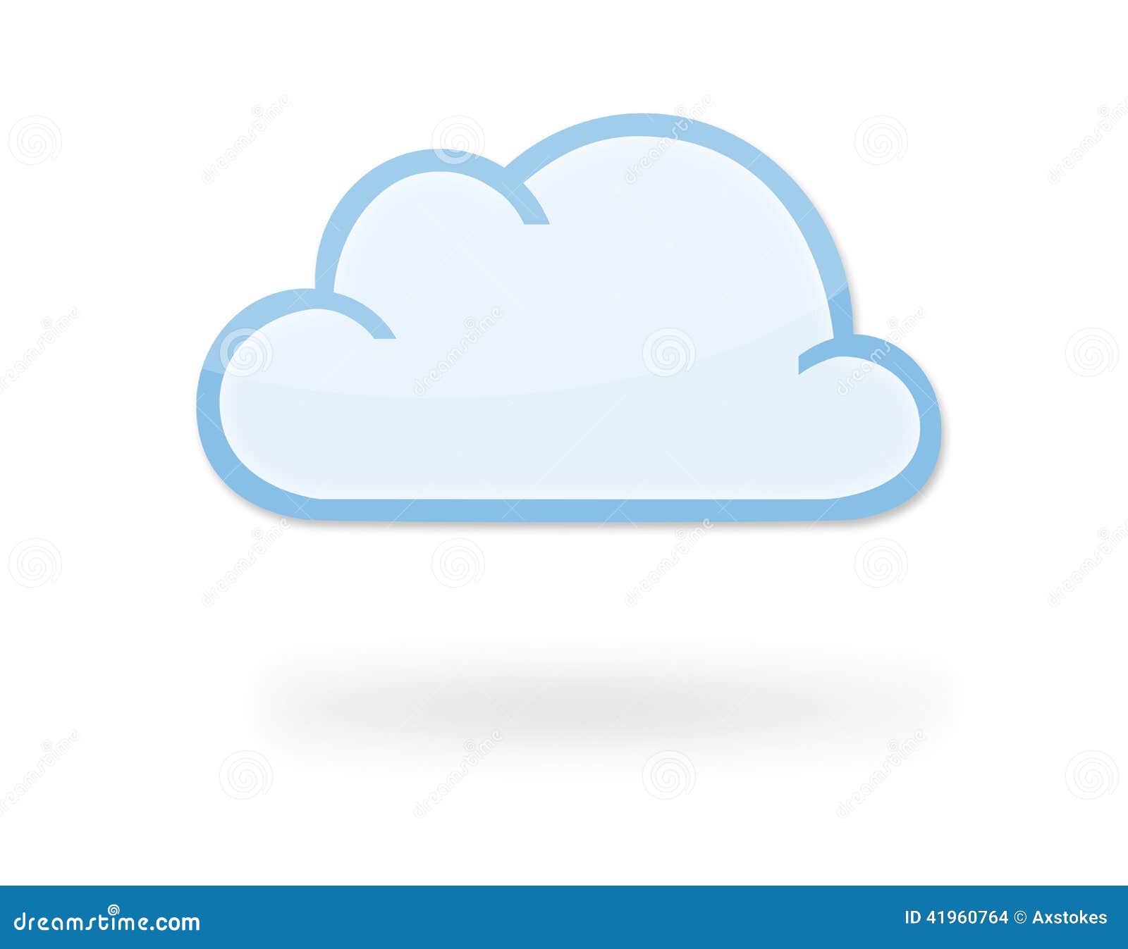 Het pictogram van de wolk stock illustratie. Illustration of netwerk ...