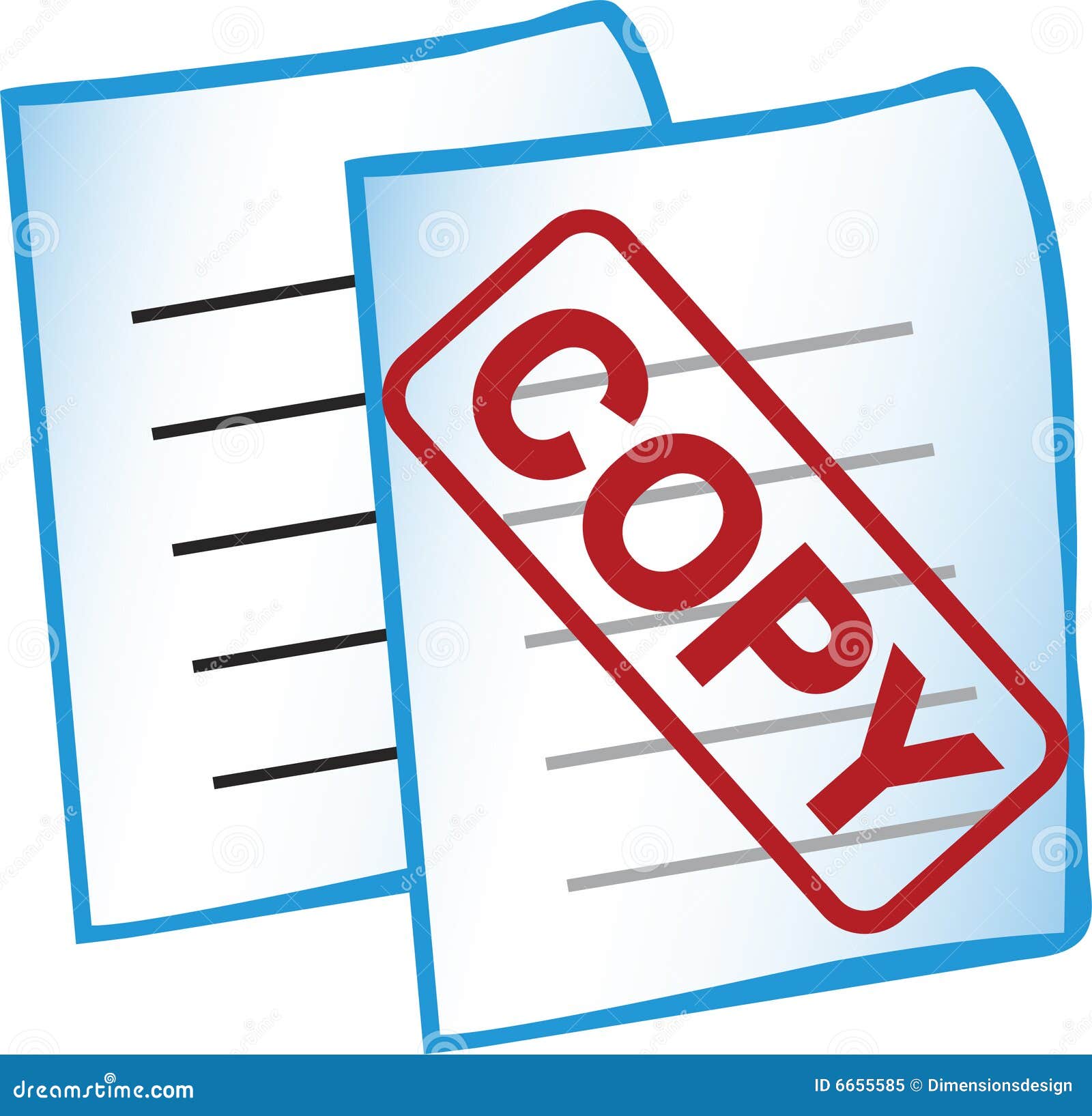 Het Pictogram Van Het Exemplaar Vector Illustratie - Illustration of ...