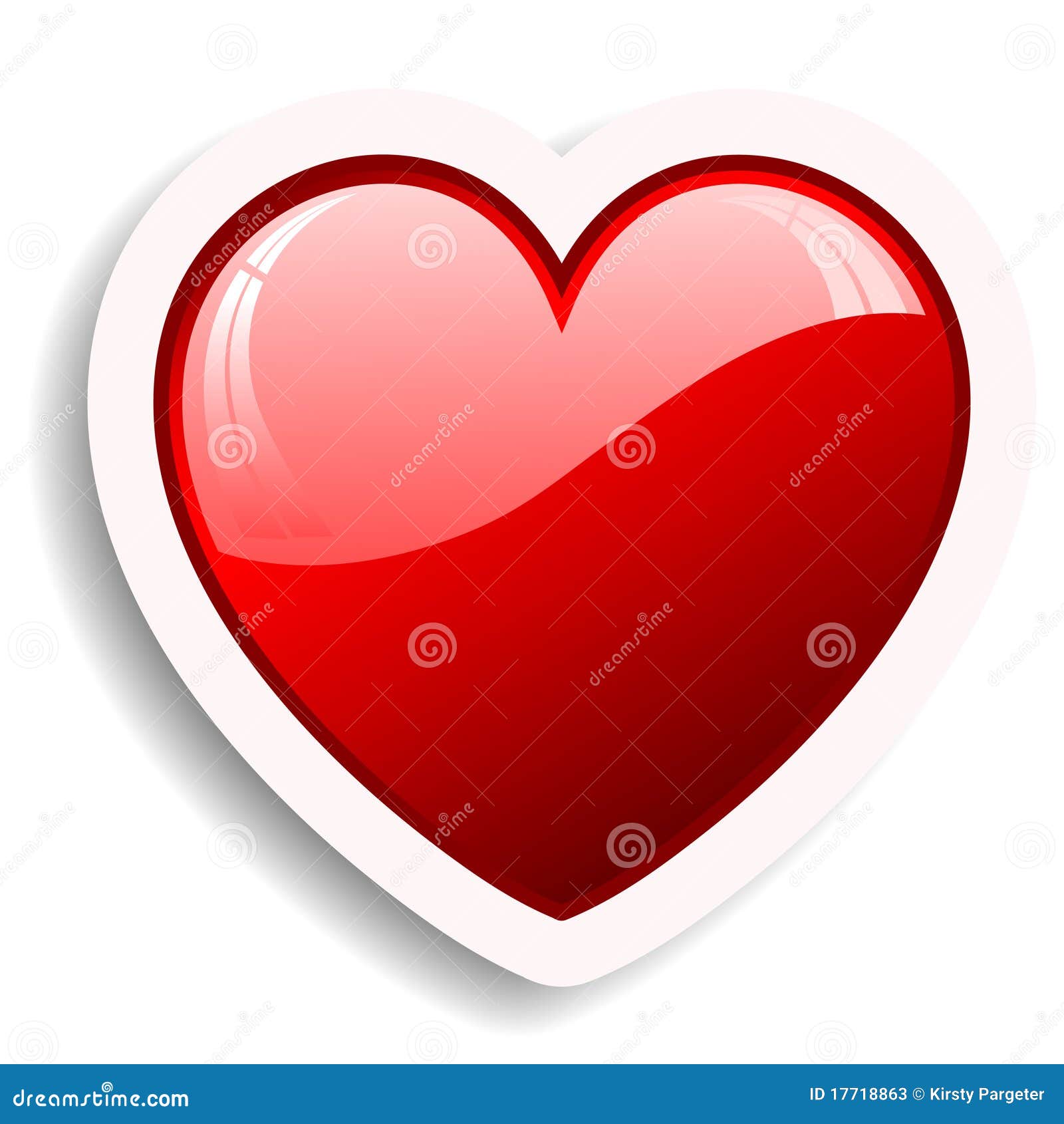 Het pictogram van het hart vector illustratie. Illustration of ...