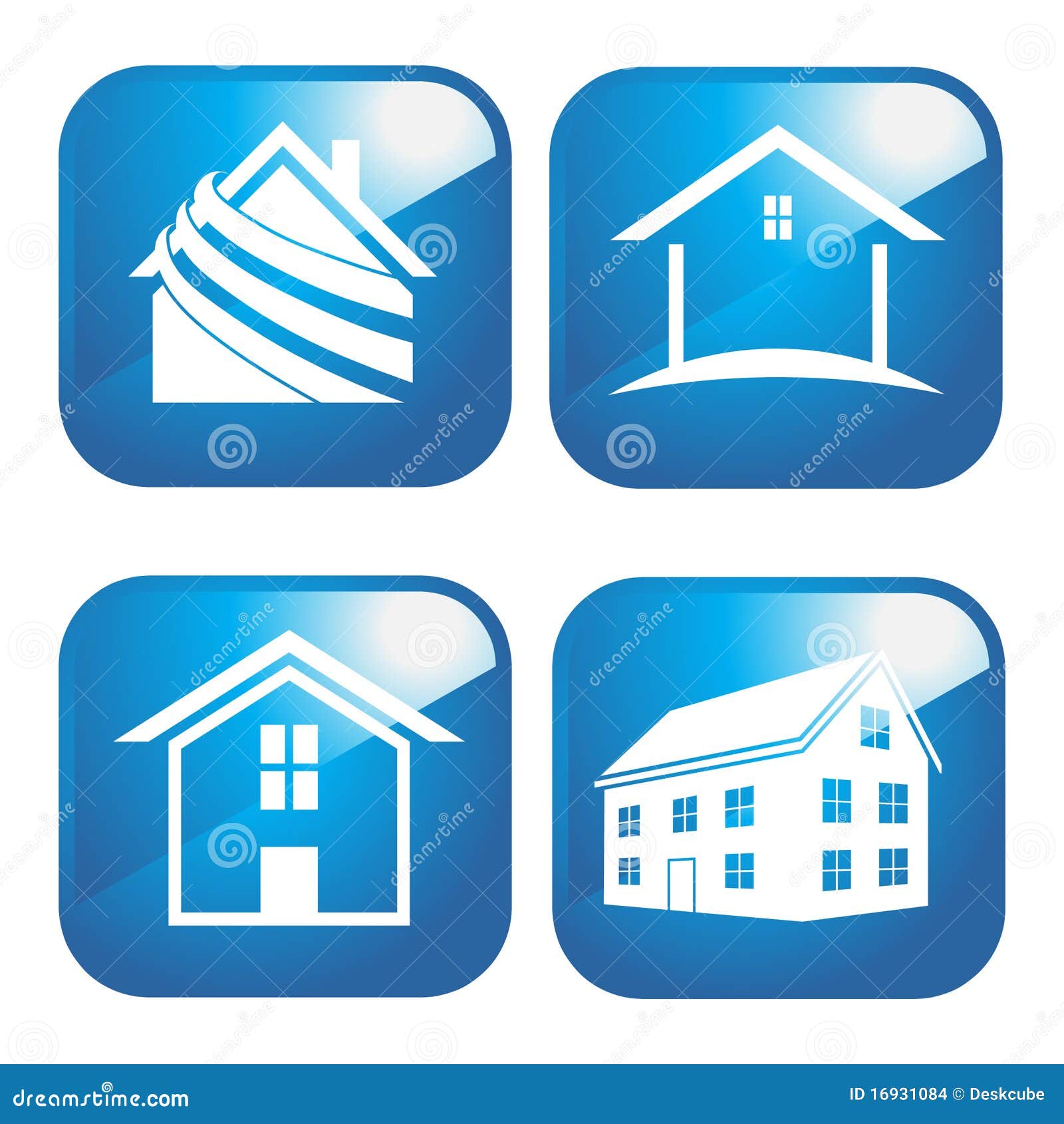 Het pictogram van het huis vector illustratie. Illustration of woning ...