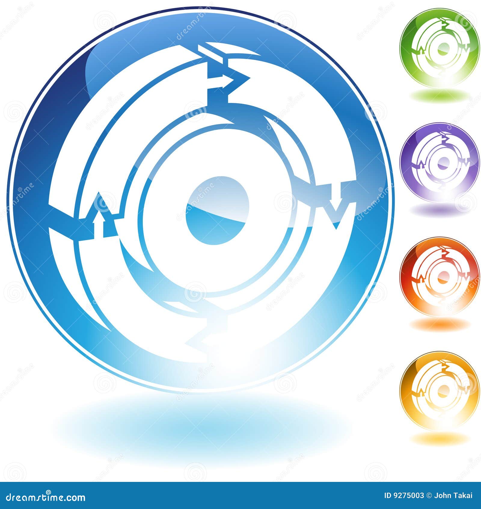 Het Pictogram Van Het Proces Van Het Werkschema Vector Illustratie ...