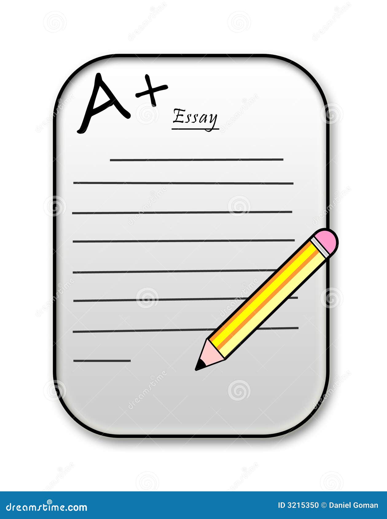 A+ Het Pictogram Van Het Schoolrapport Van De Poging Stock Illustratie ...