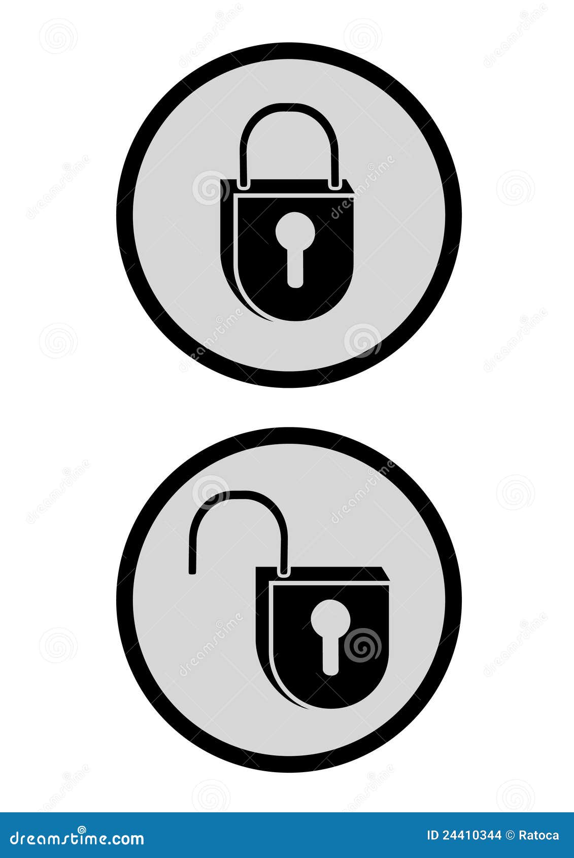 Het pictogram van het slot vector illustratie. Illustration of ...