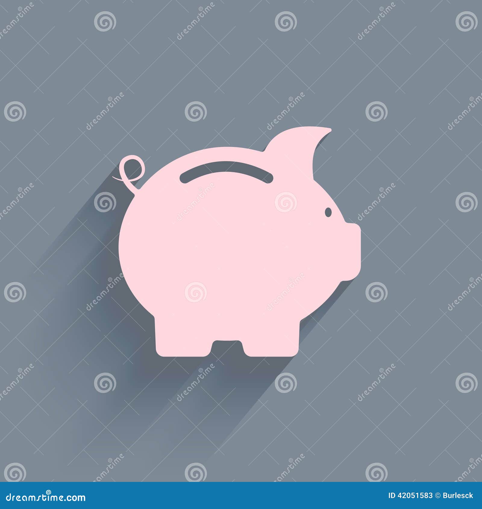 Spaarvarken Vector Icoon Rood Spaarvarken Vectoren, Illustraties En