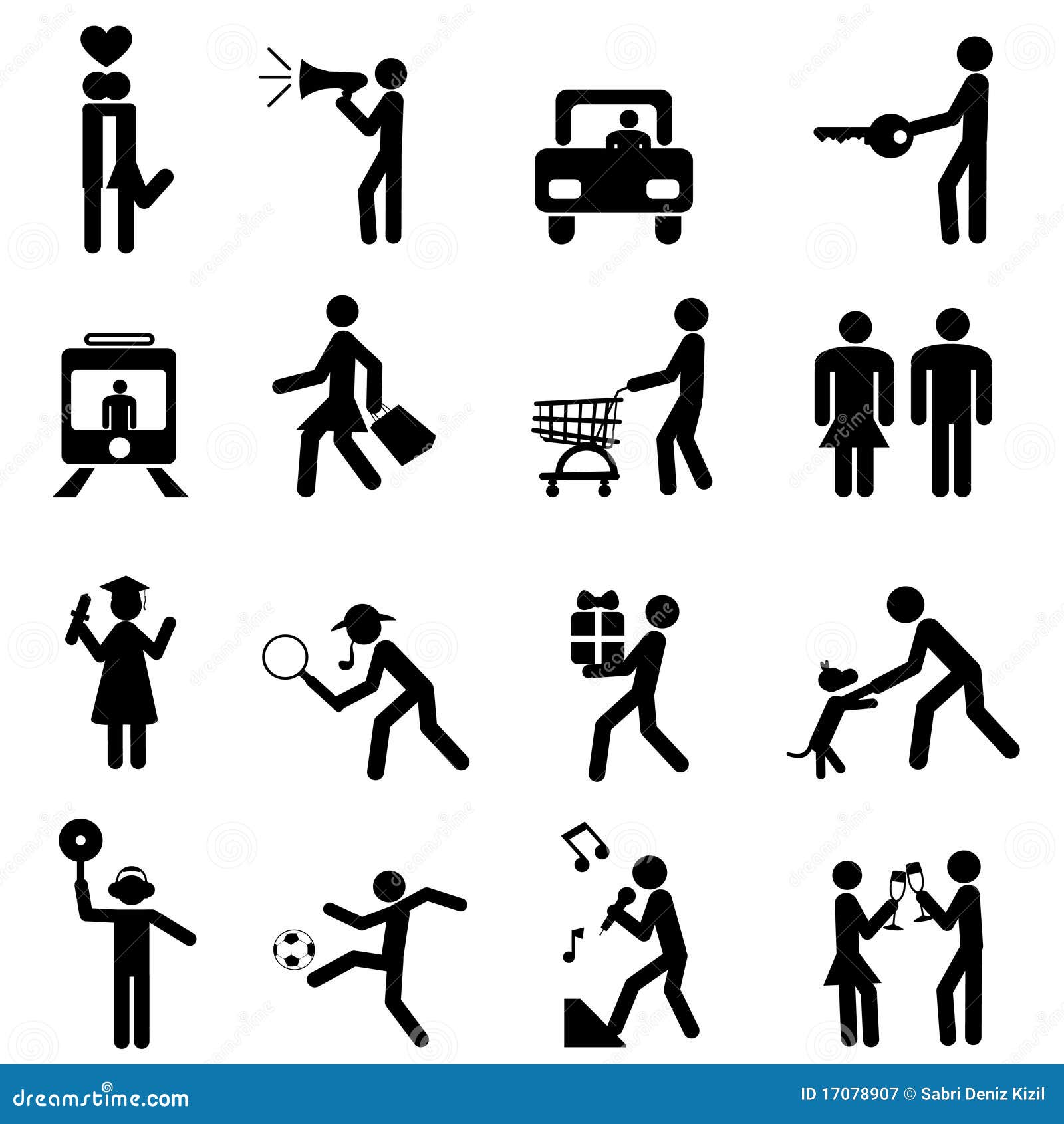 Het pictogram van mensen vector illustratie. Illustration of zaken ...