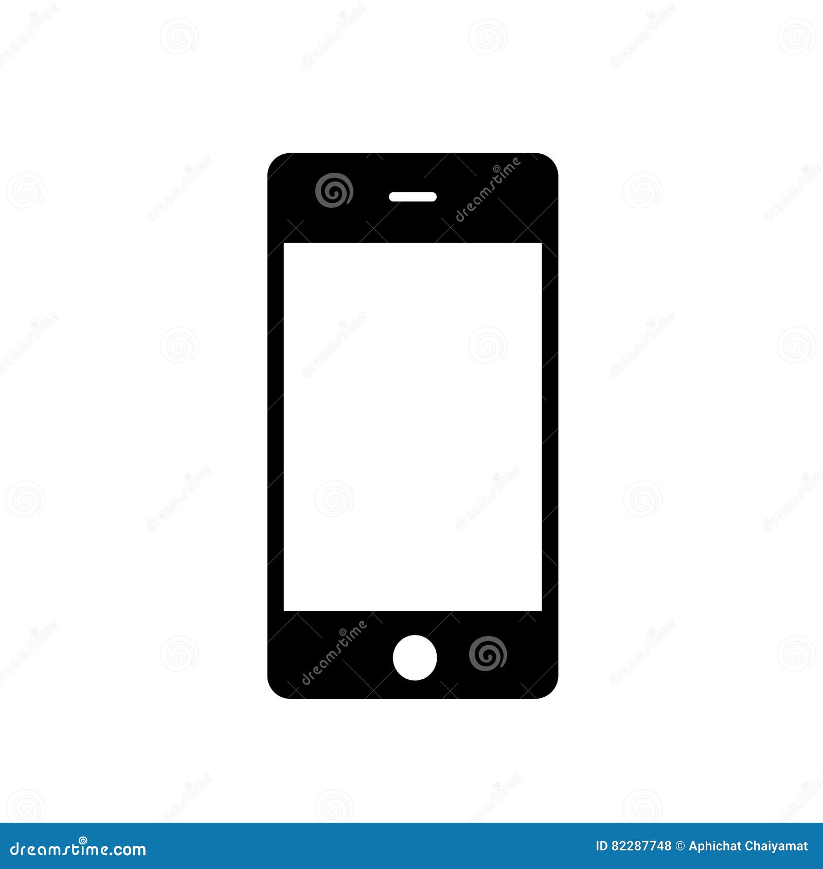 Het Pictogram Van Smartphone Stock Illustratie - Illustration of ...