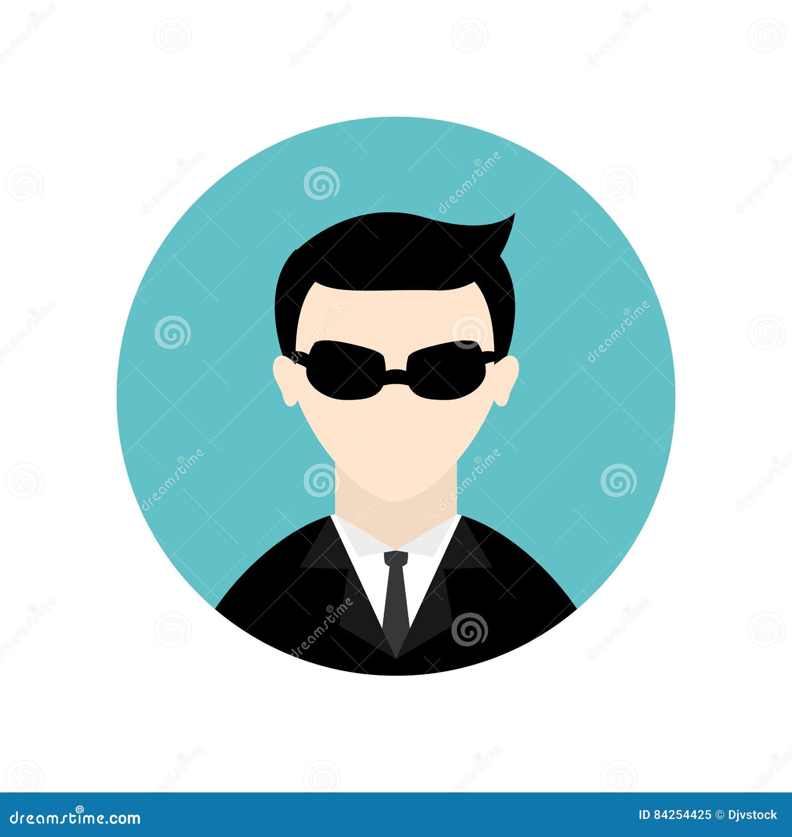 Het Pictogrambeeld Van Het Spionpictogram Stock Illustratie ...