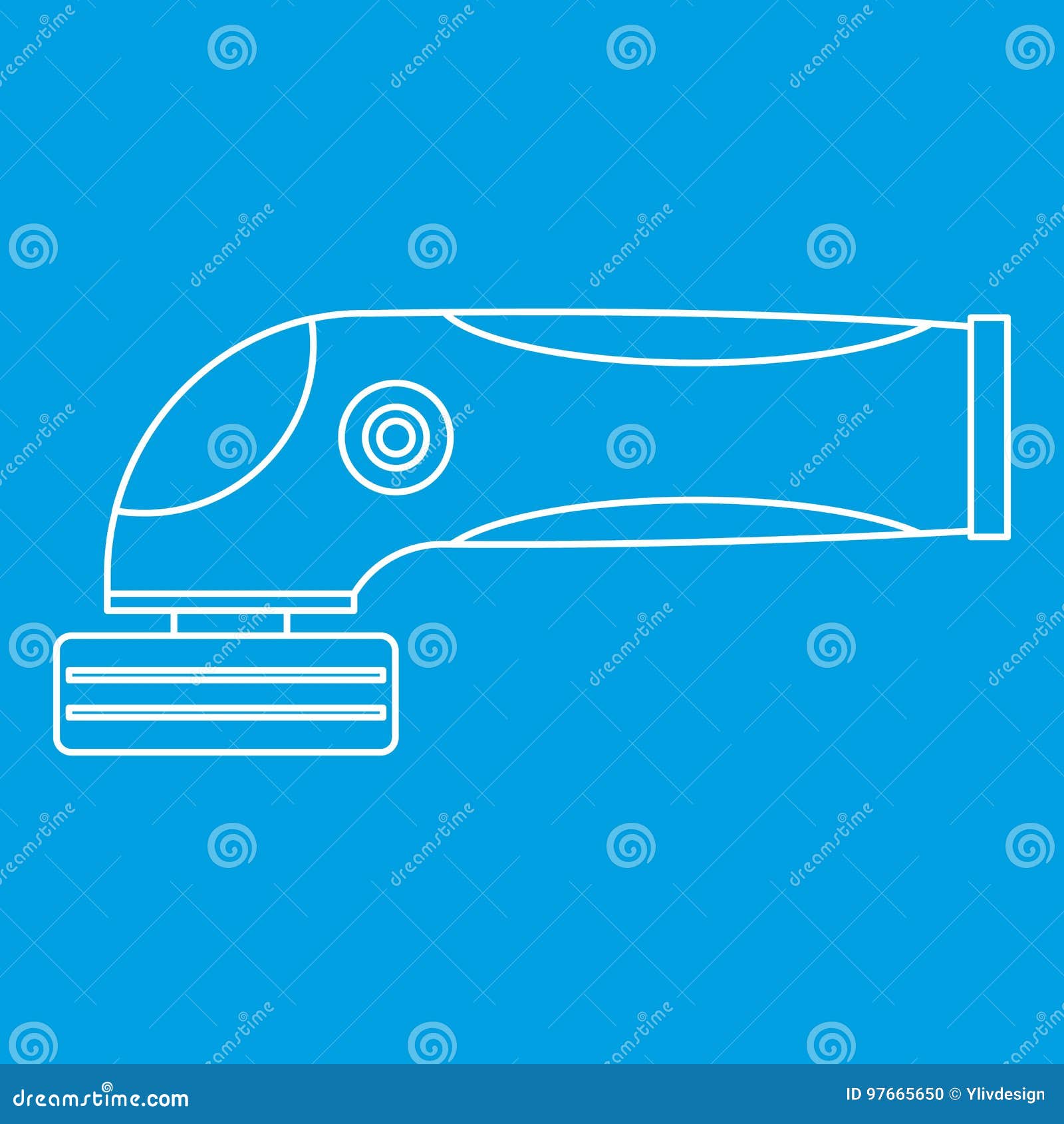 Het Pictogramoverzicht Van De Molenmachine Vector Illustratie ...