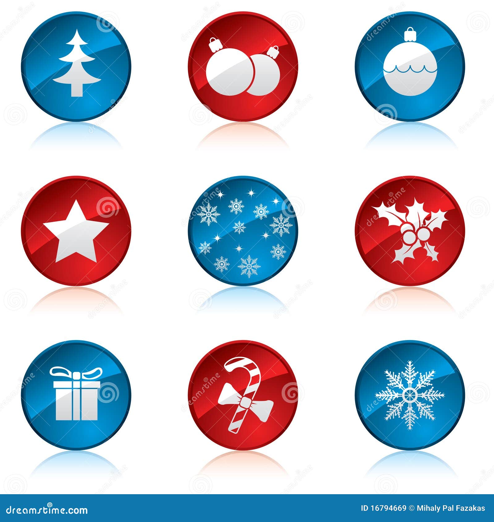 Het Pictogramreeks Van Kerstmis Vector Illustratie - Illustration of ...