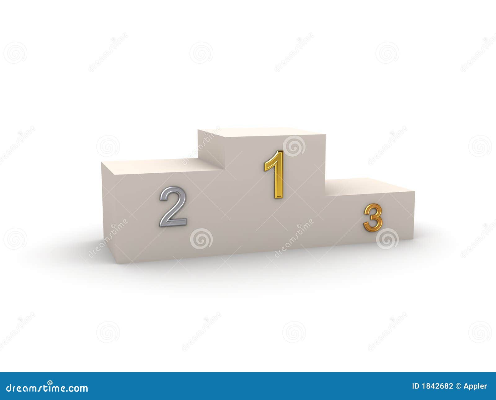 Het podium van de winnaar stock illustratie. Illustration of podium ...