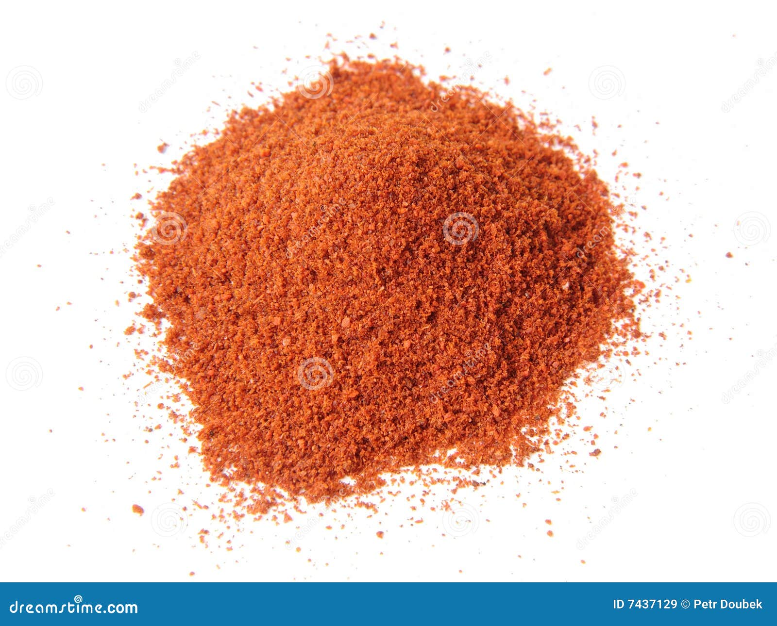 Het poeder van de paprika stock afbeelding. Image of eetbaar - 7437129