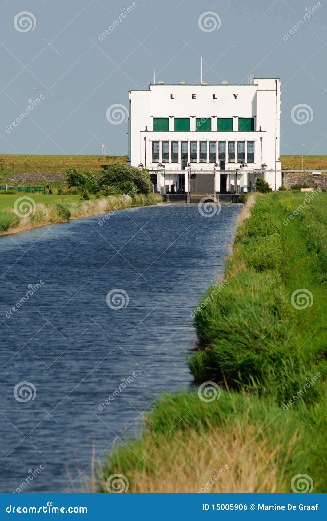 Het Pompstation van Lely stock foto. Image of nederlands - 15005906