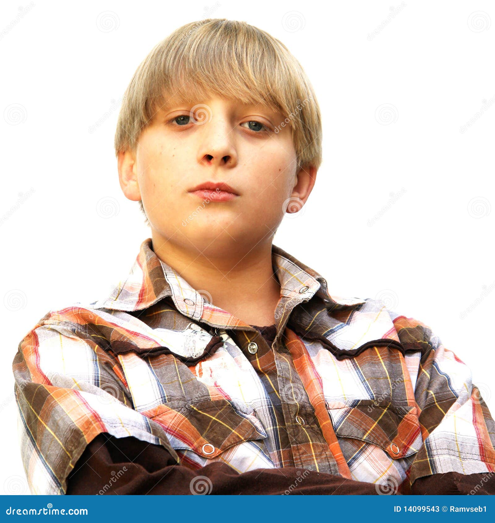 Het portret van de tiener stock afbeelding. Image of één - 14099543