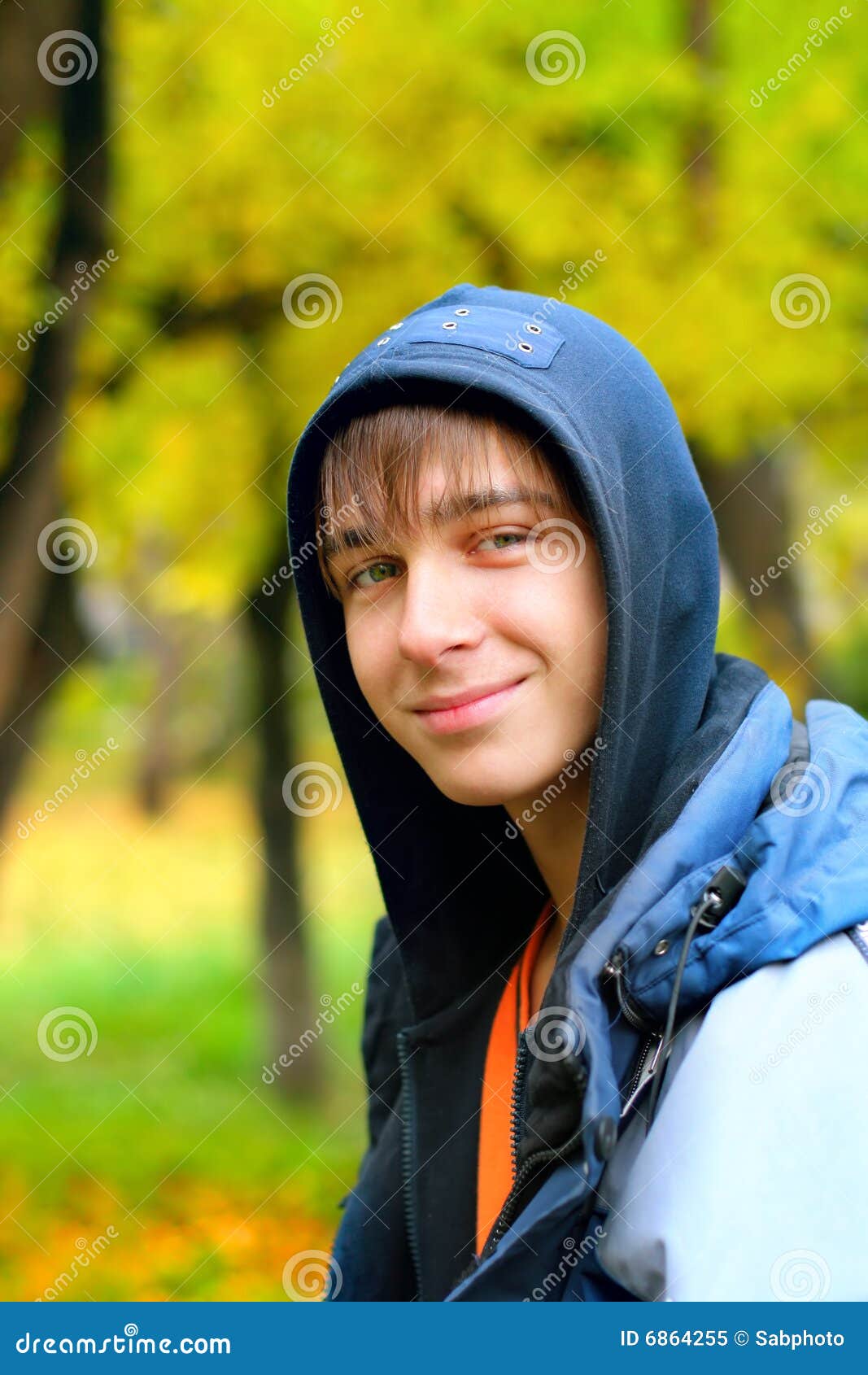 Het portret van de tiener stock afbeelding. Image of glimlach - 6864255