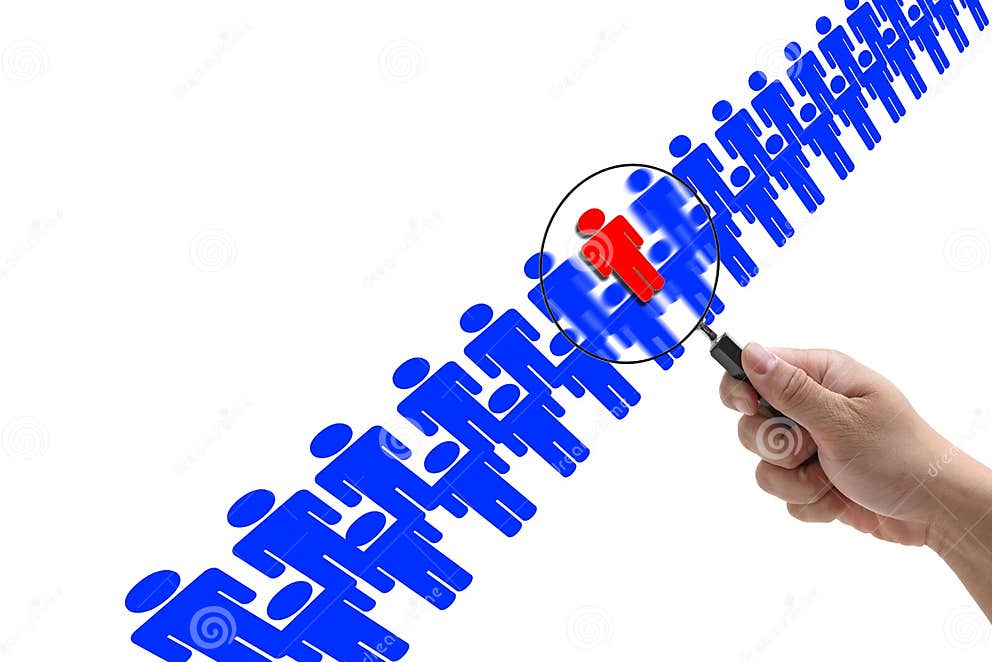 Het Proces Van De Rekrutering Stock Afbeelding - Image of kies ...