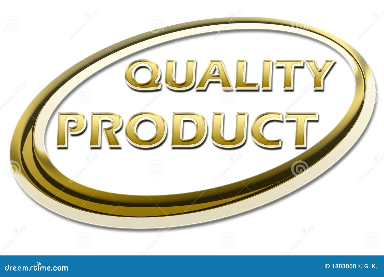 Het Product Van De Kwaliteit Stock Illustratie - Illustration of ...