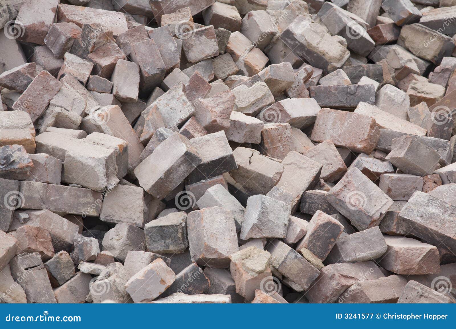 Het Puin van de baksteen stock afbeelding. Image of levering - 3241577