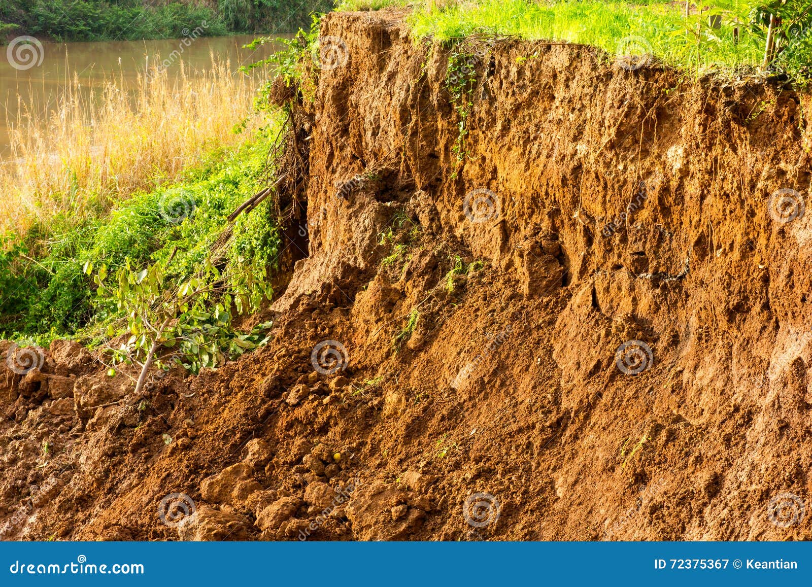 Het Puin Van De Grondverschuivingsrivier Stock Afbeelding - Image of ...