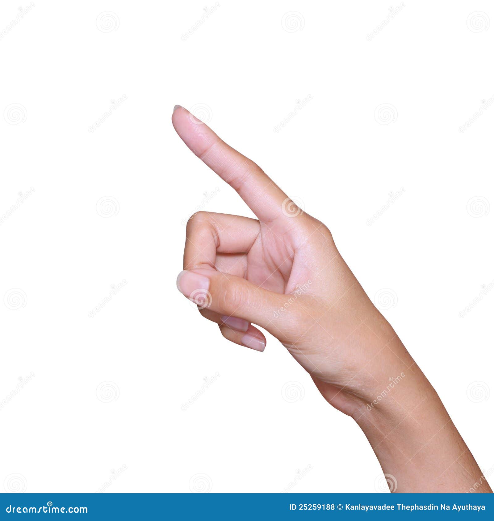 Het punt van de vinger stock foto. Image of heden, inhoudsopgave - 25259188