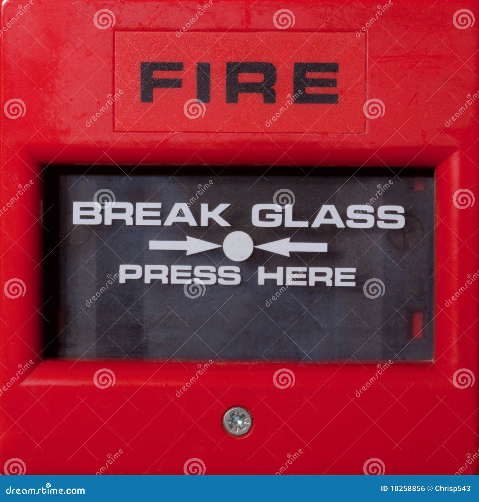 Het Punt Van Het Brandalarm Stock Foto - Image of veilig, veiligheid ...