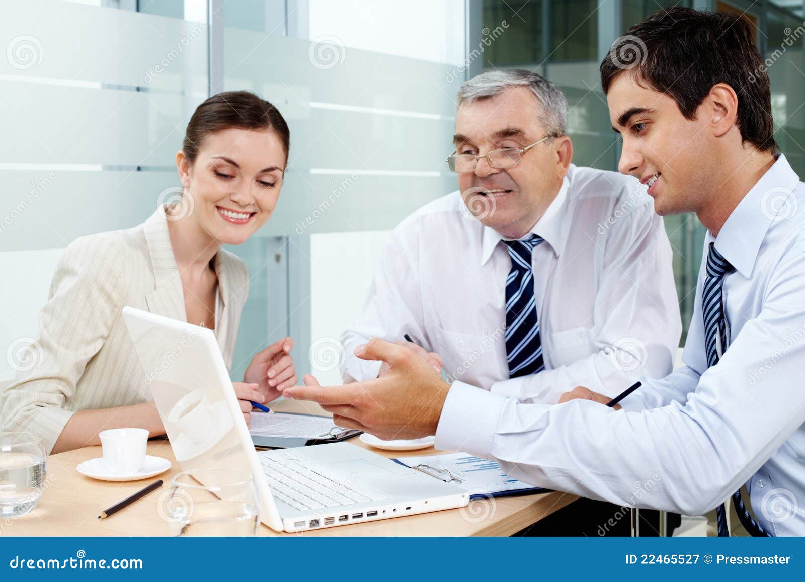 Het raadplegen stock afbeelding. Image of uitvoerend - 22465527