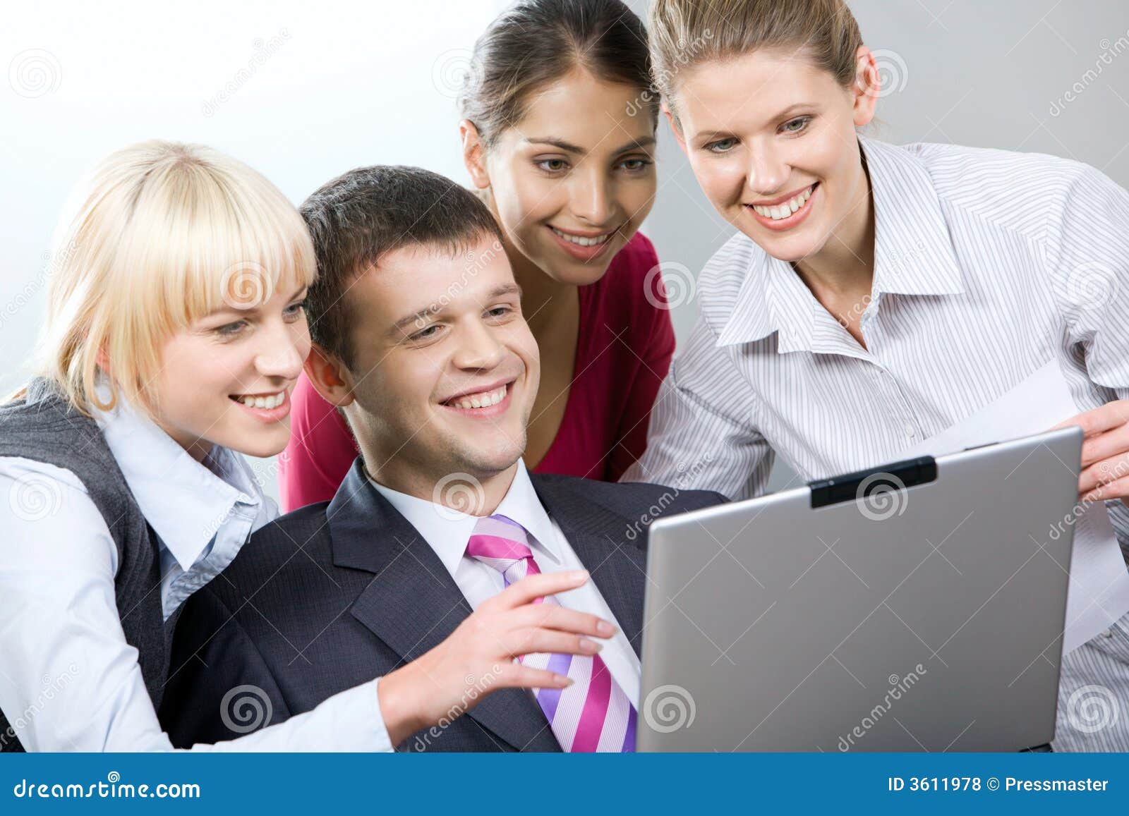 Het raadplegen stock foto. Image of mededeling, zaken - 3611978