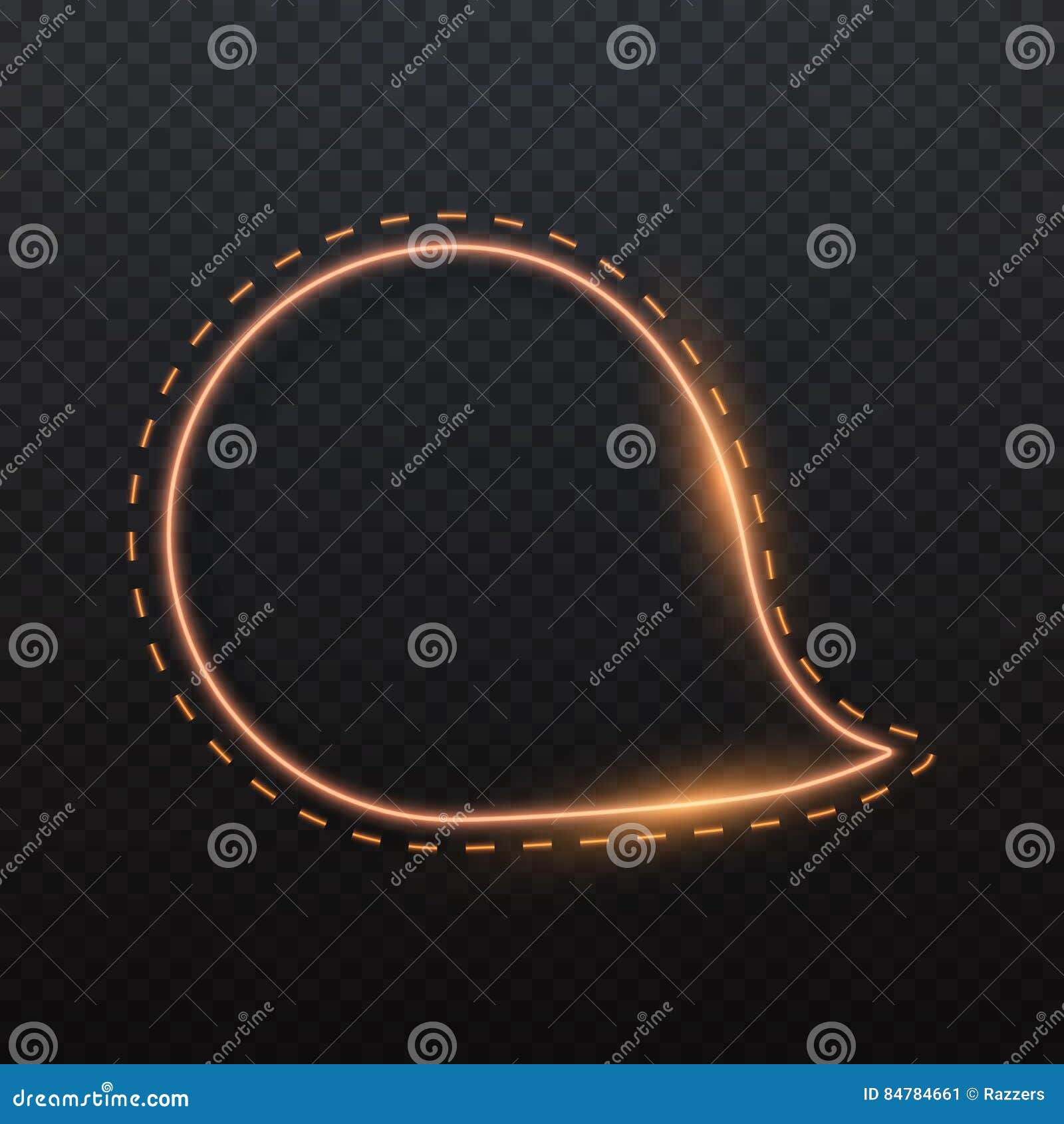 Het Realistische Kader Van Het Neoncitaat Vectorneonteken Vector ...