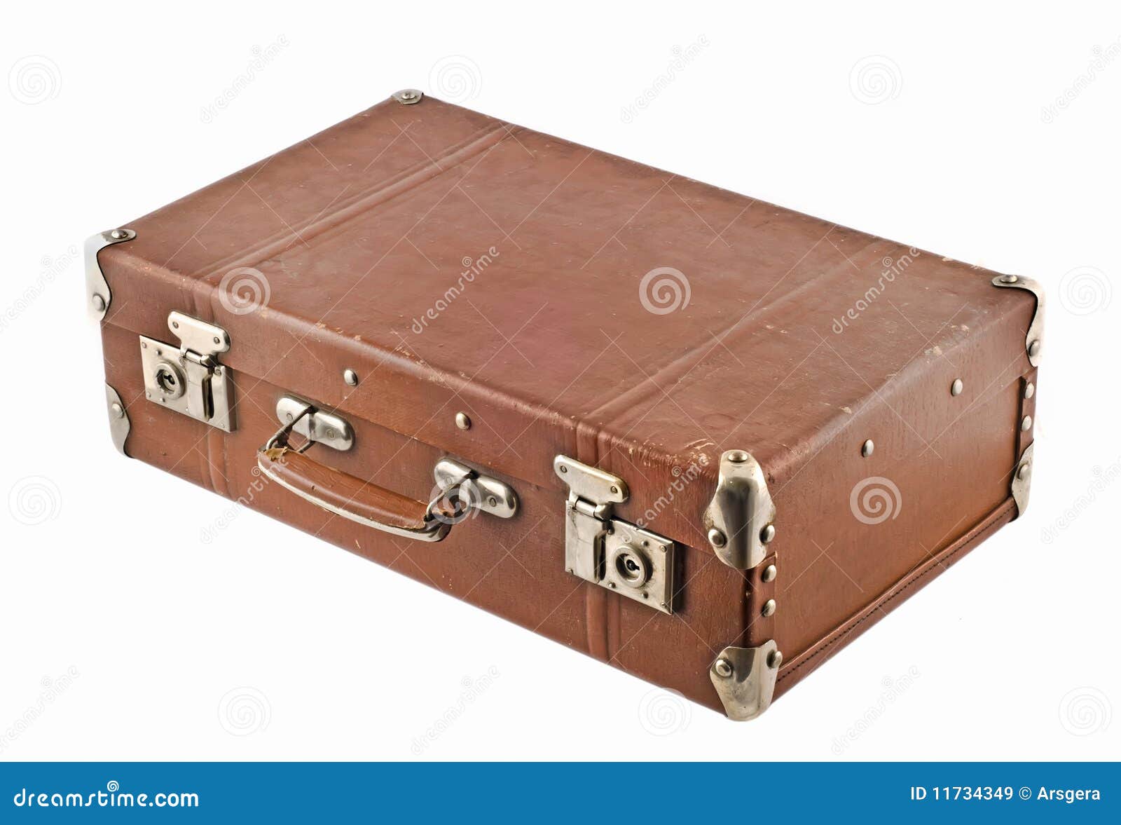 Het Reizen - Ouderwetse Koffer Stock Afbeelding - Image of retro ...