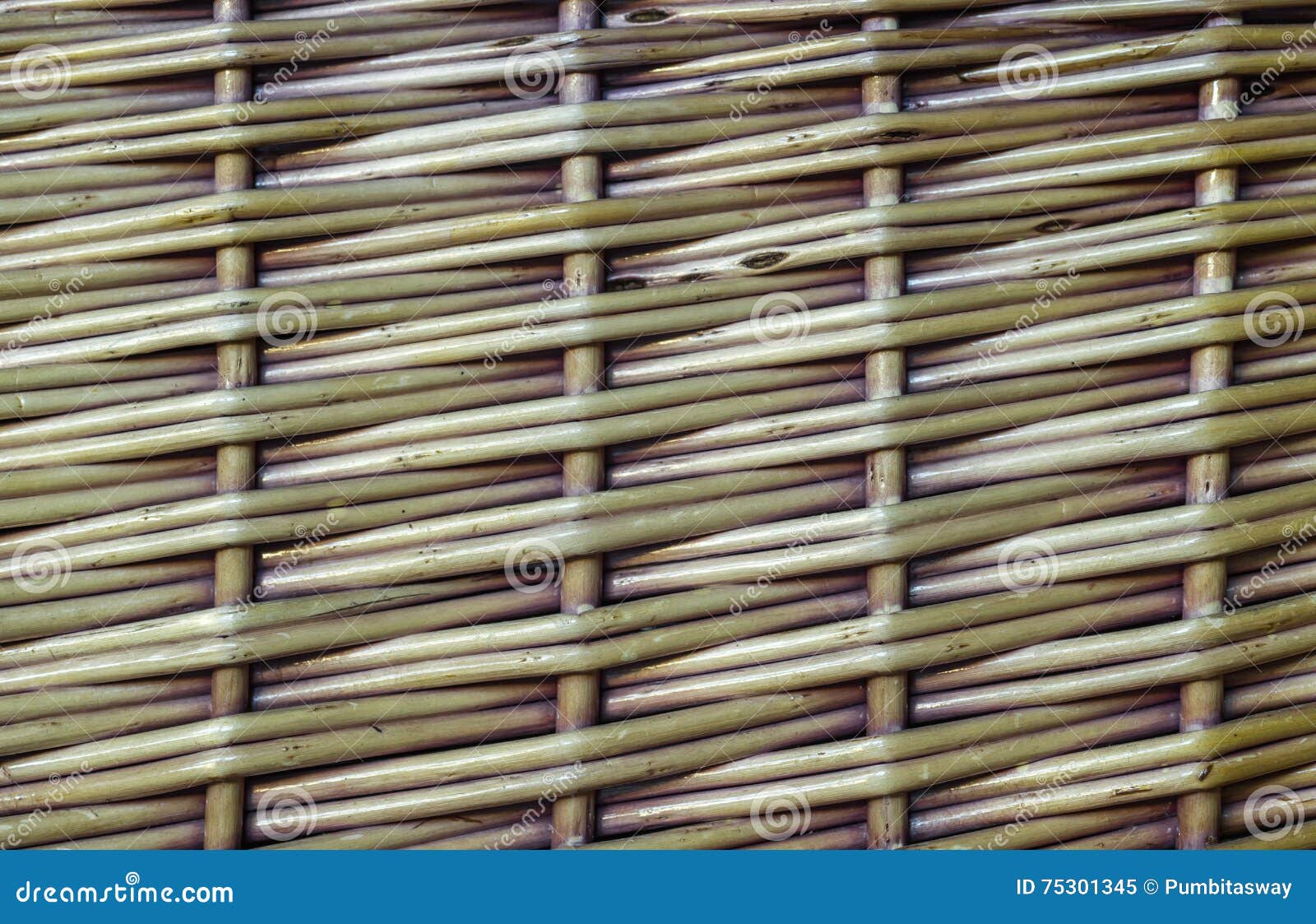 Het Rieten Kruiselingse Patroon Van De Mandtextuur Stock Afbeelding ...