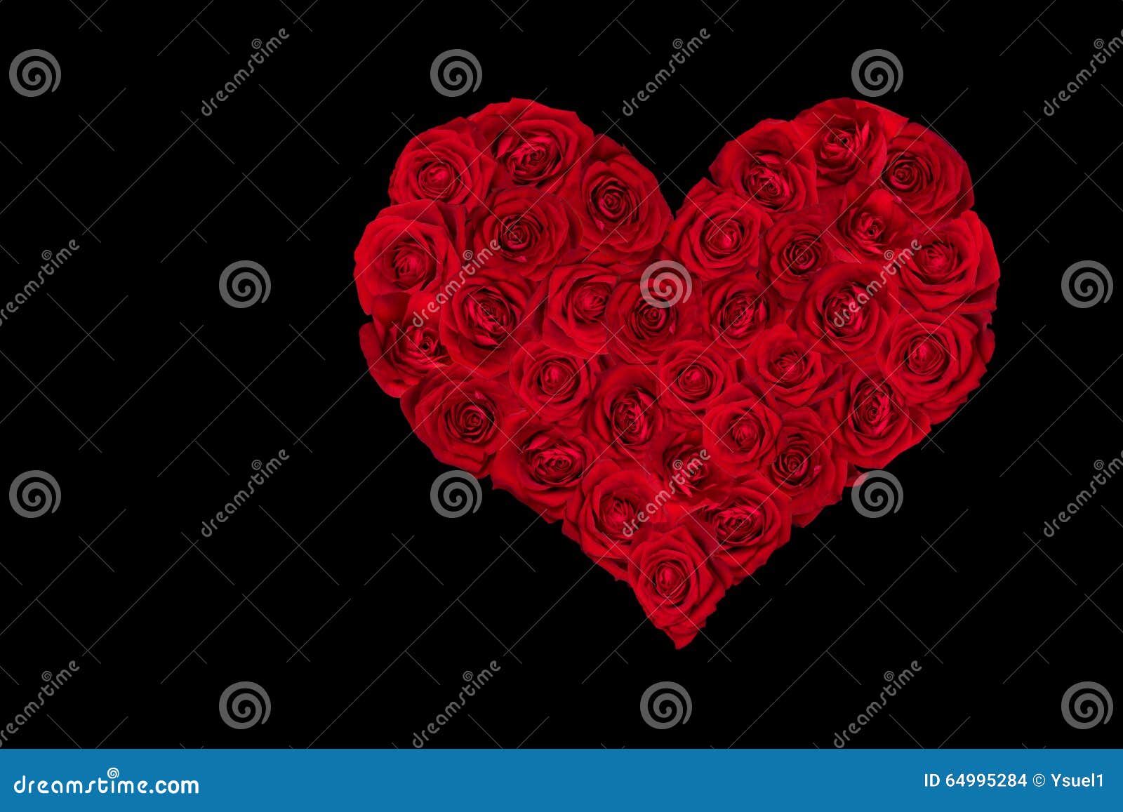 Het rode hart vulde zwarte stock foto. Image of beeld - 64995284